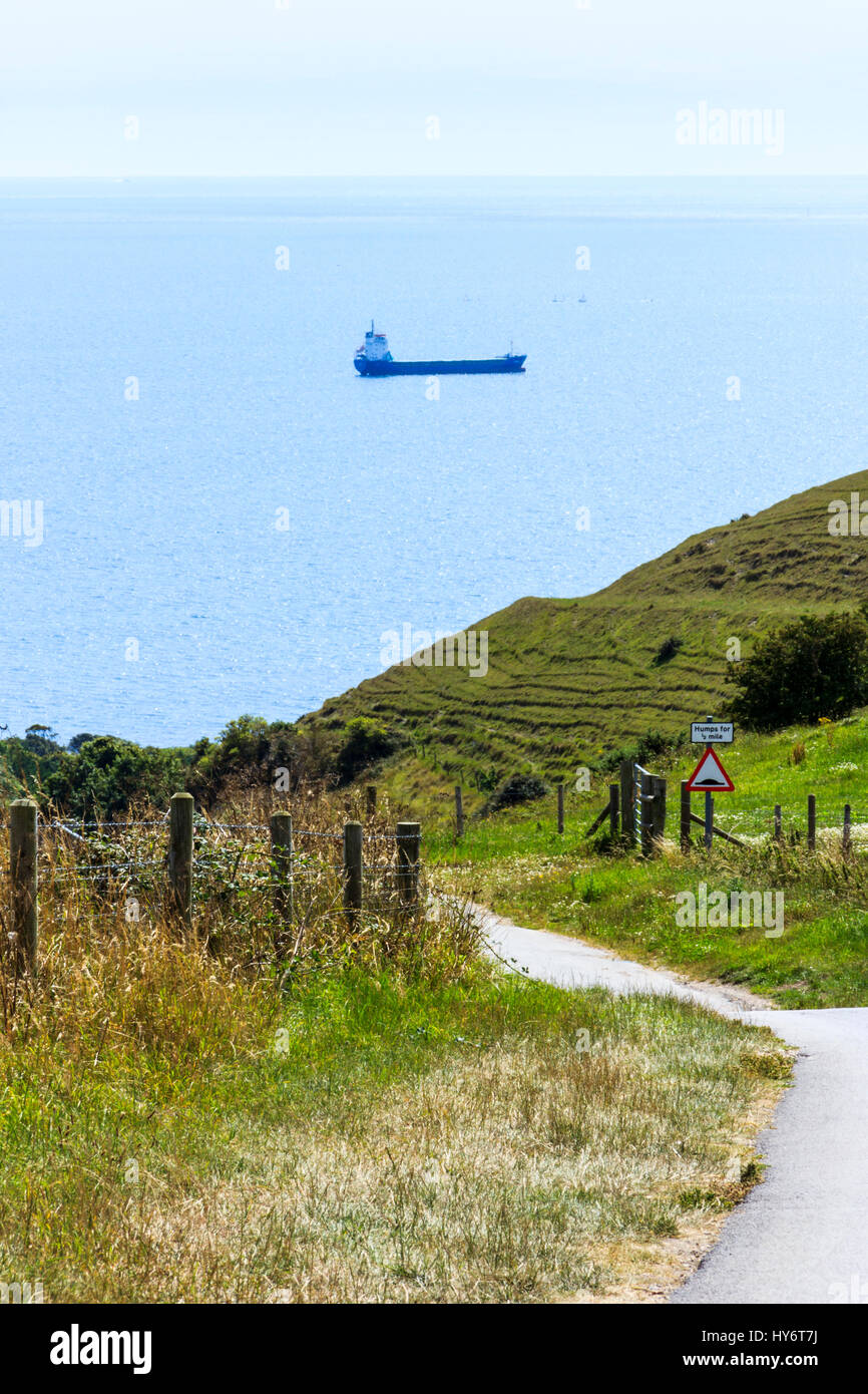 View down to Ringstead Bay, Dorset, England Stock Photo - Alamy