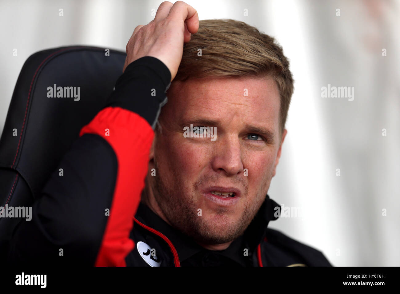 AFC Bournemouth manager Eddie Howe during the Premier League match at ...