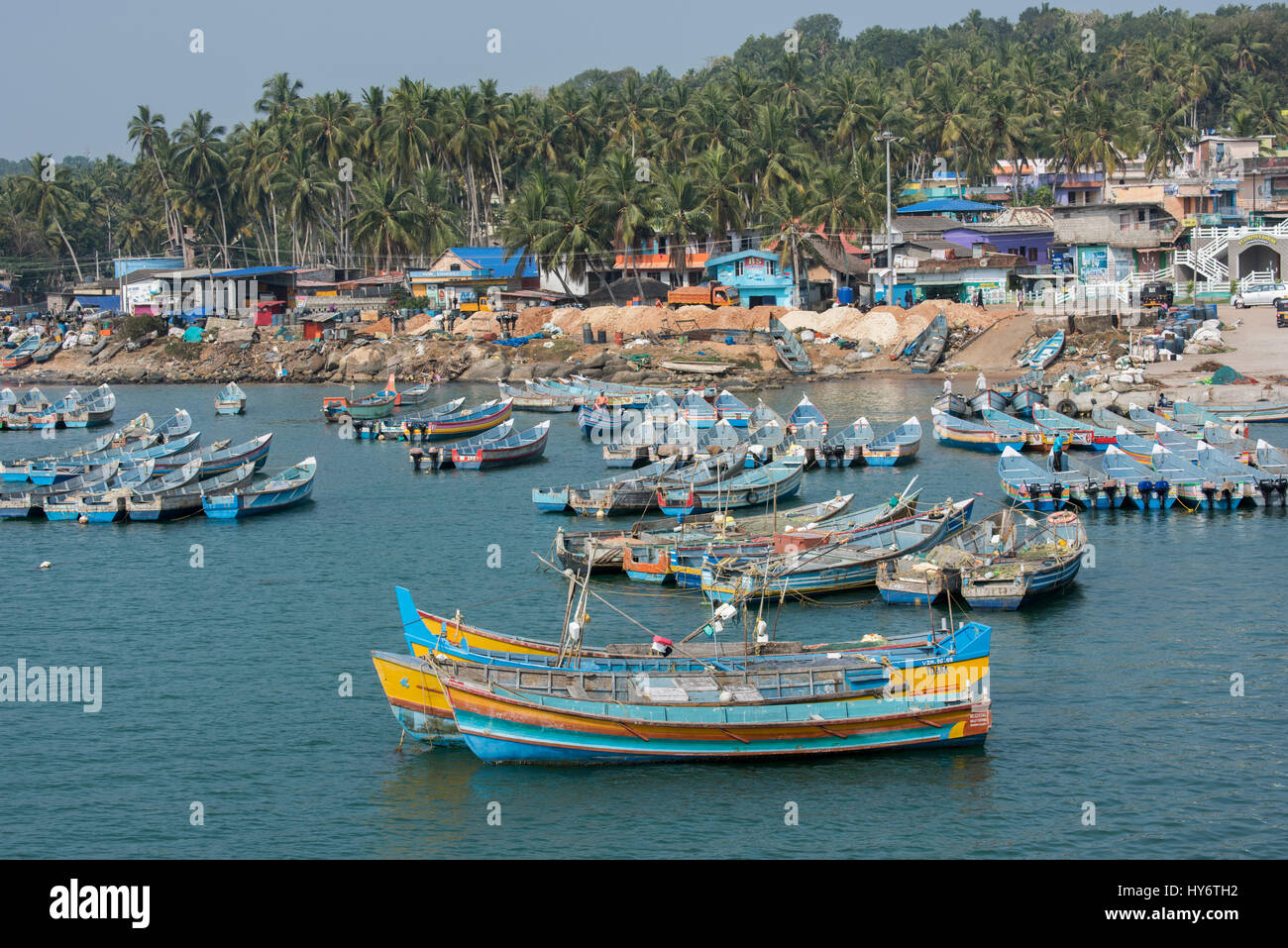 India, state of Kerala, Malabar Coast, port city of Villanjam aka ...