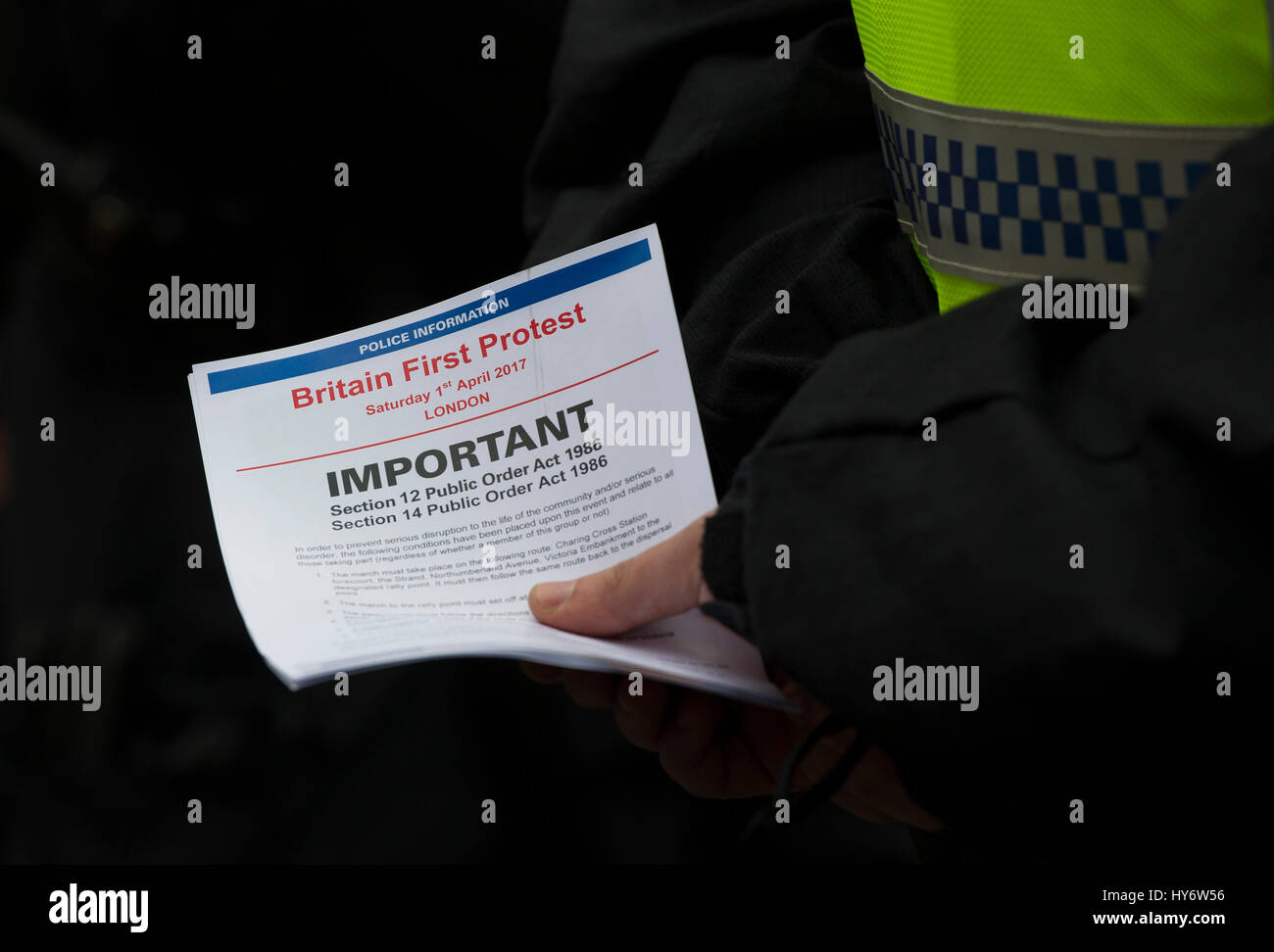 Britain First and EDL (English Defence League) hold a demonstration in ...