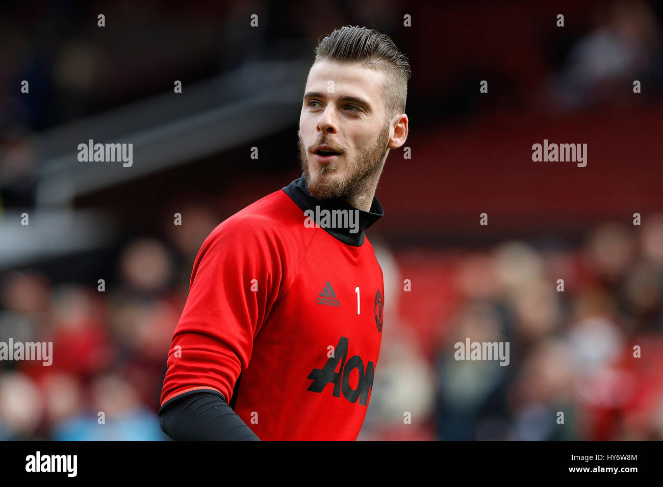 Manchester United goalkeeper David De Gea Stock Photo - Alamy