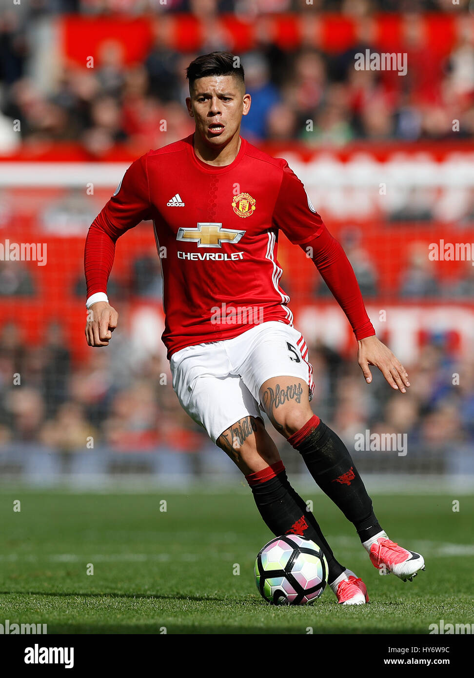 Manchester United's Marcos Rojo Stock Photo - Alamy