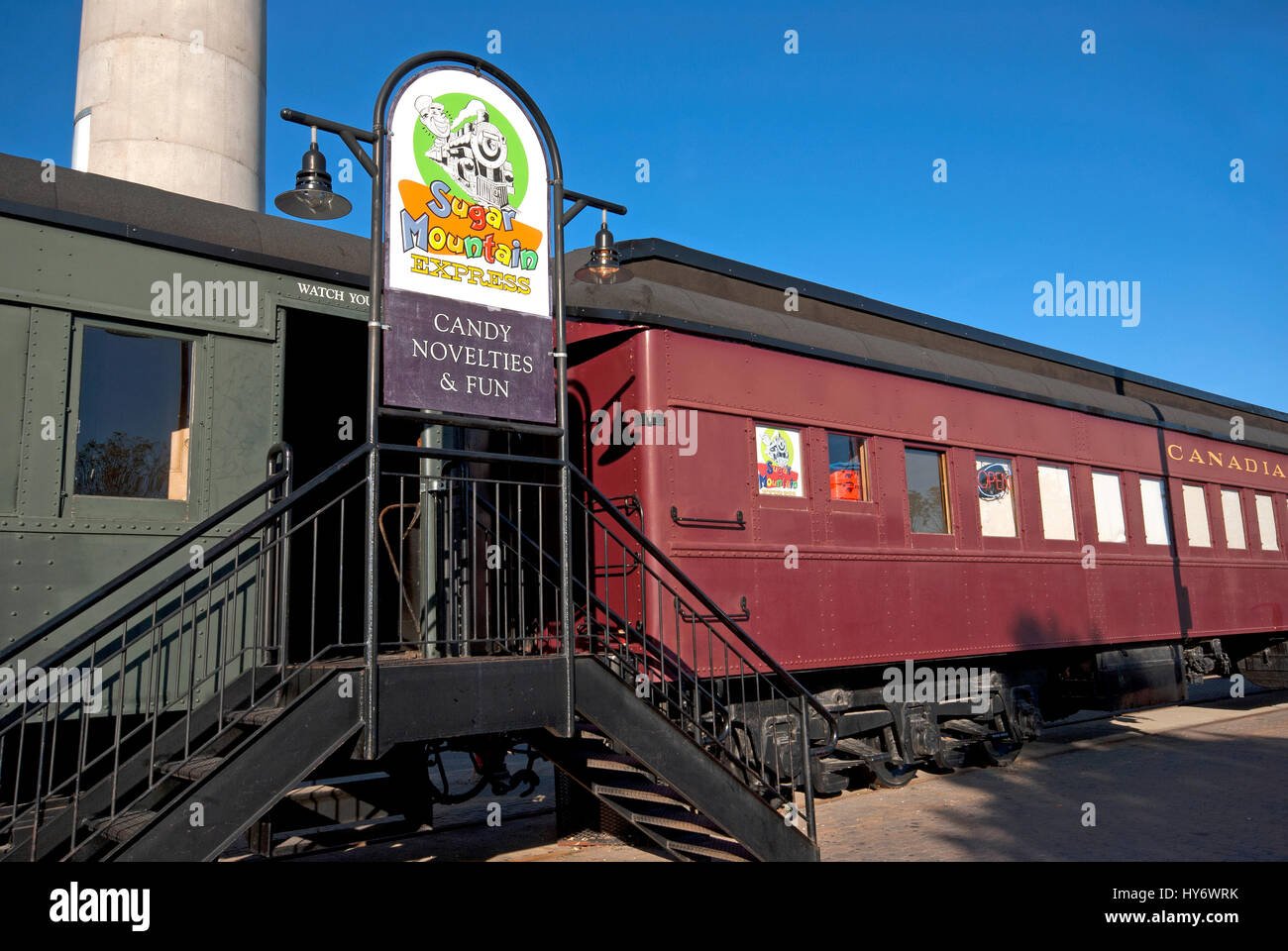 Sugar Mountain Express located in two restored 1920's rail cars, The ...