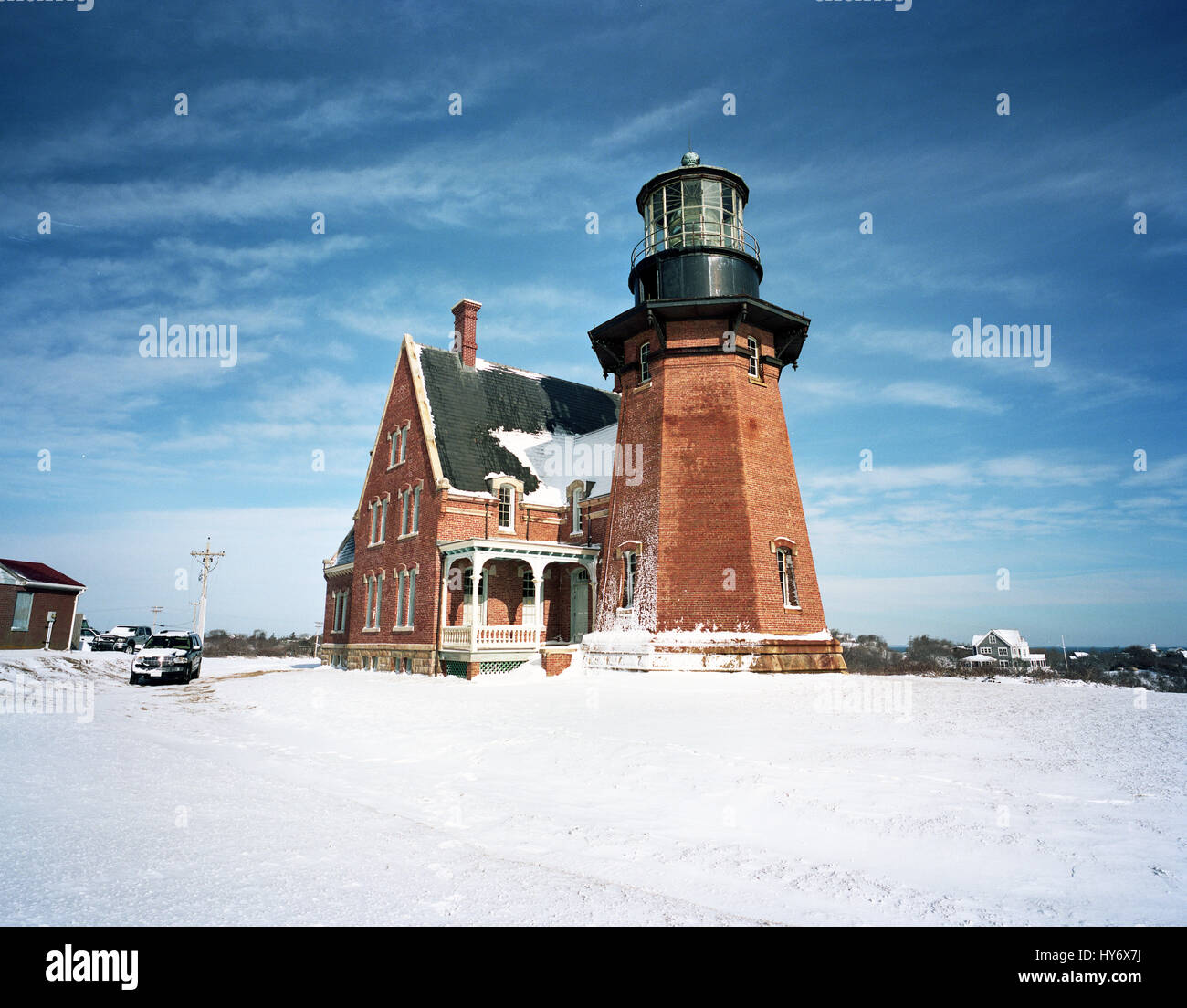 Southeast Light - Block Island Stock Photo - Alamy