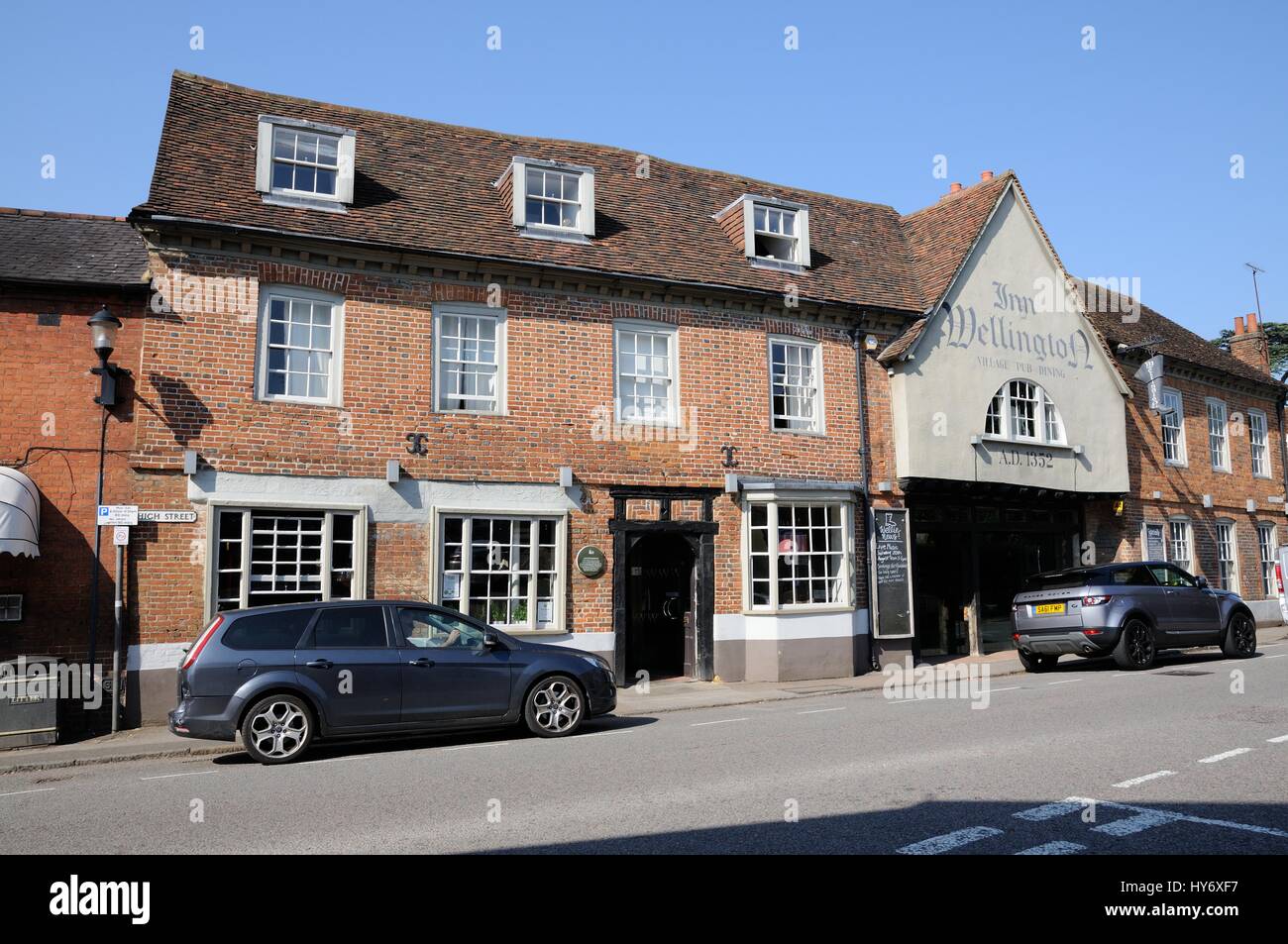 The Wellington Inn, Welwyn, Hertfordshire Stock Photo - Alamy