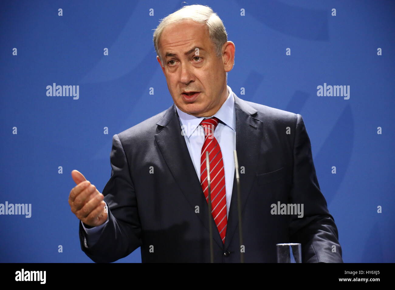 Berlin, Germany, October 21st, 2015: Israel´s Prime Minister Benjamin ...