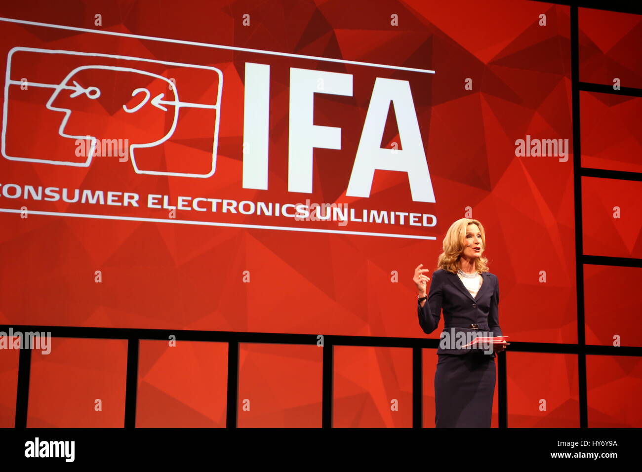Berlin, Germany, September 2nd, 2015: Opening press conference on IFA ...