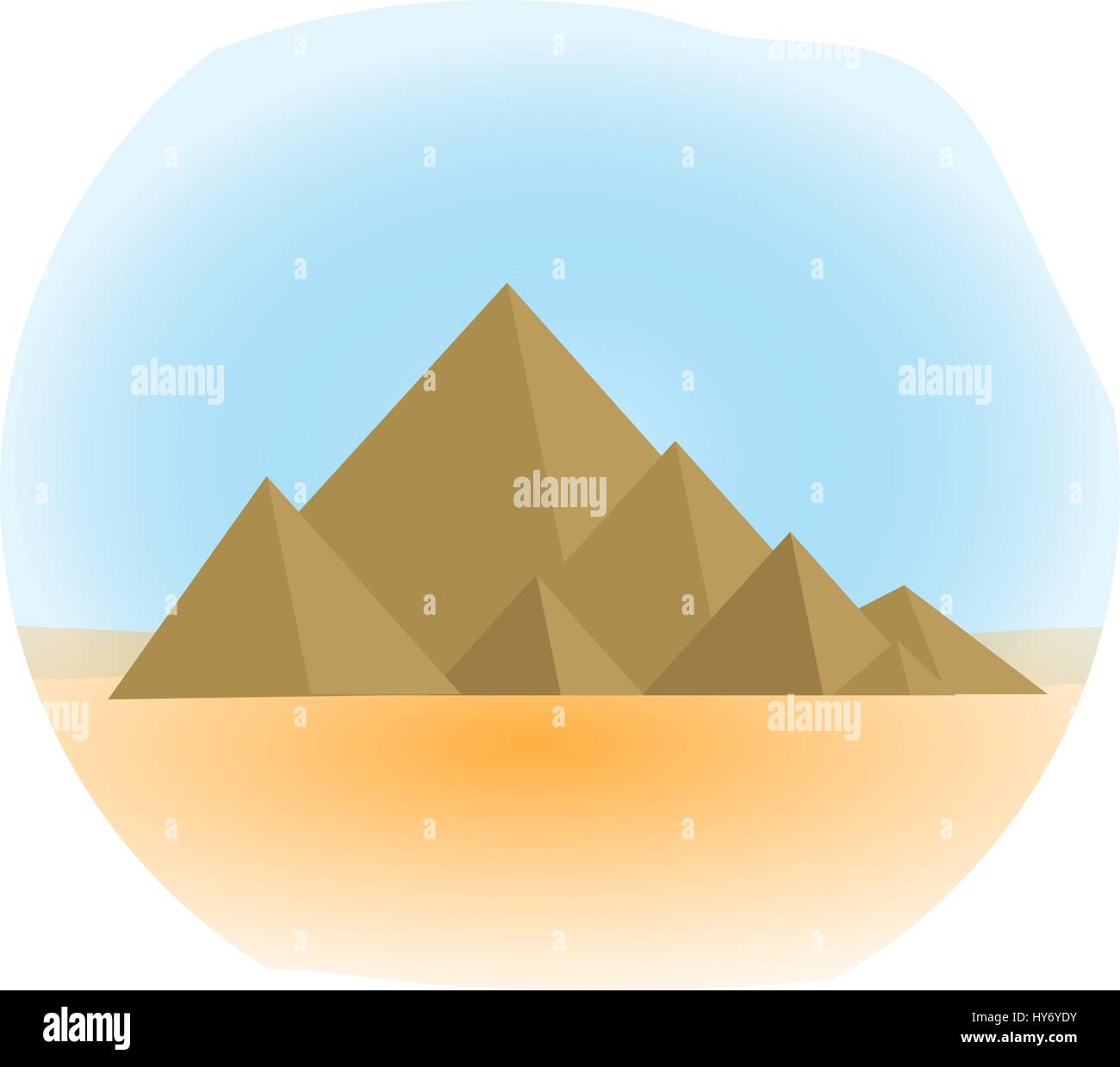 Simple vector mountains Stock Vector Images - Alamy