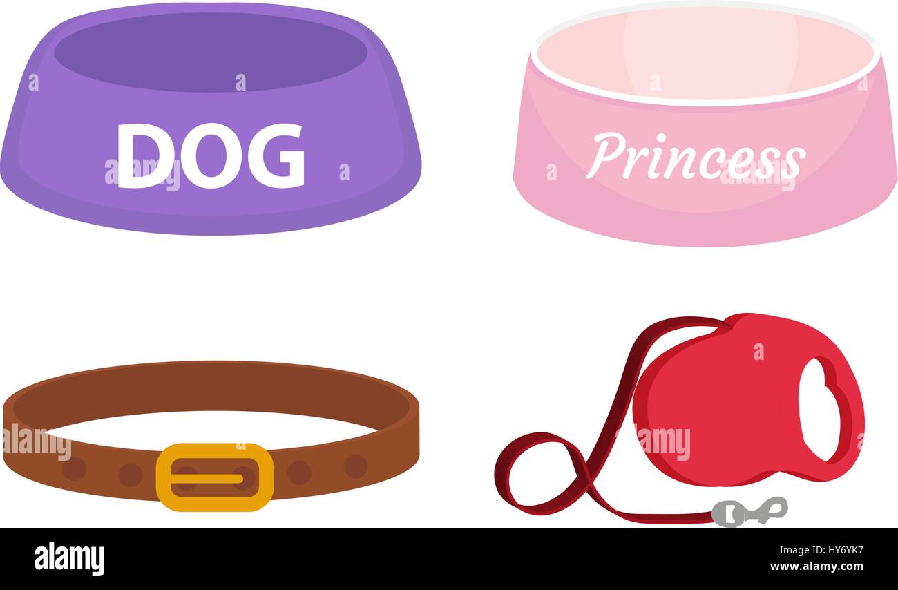 Dog Collar And Leash Clip Art