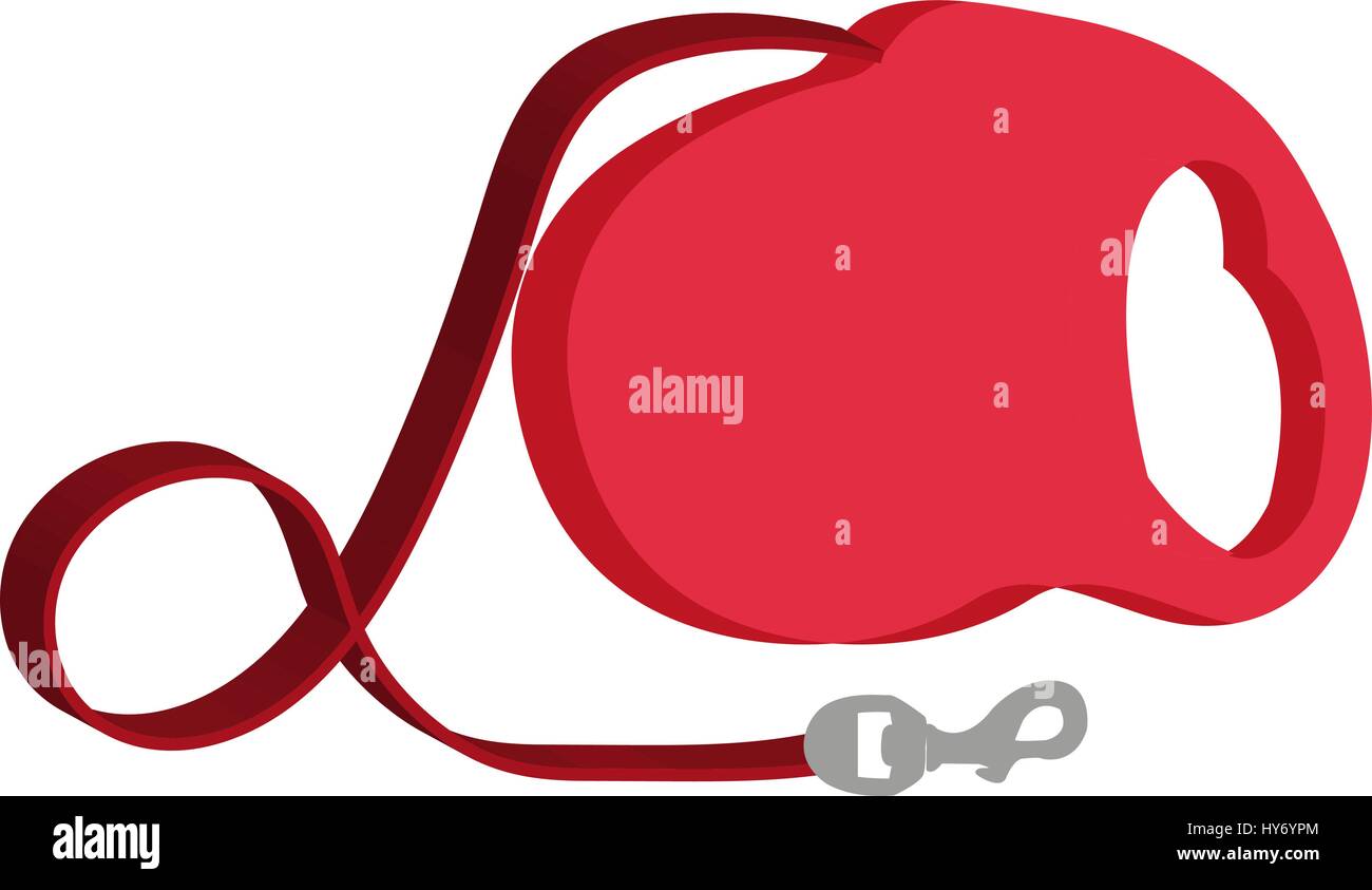 Dog holding lead white background Stock Vector Images - Alamy