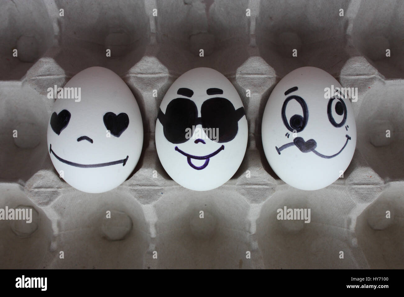 Funny Faces To Draw On Eggs