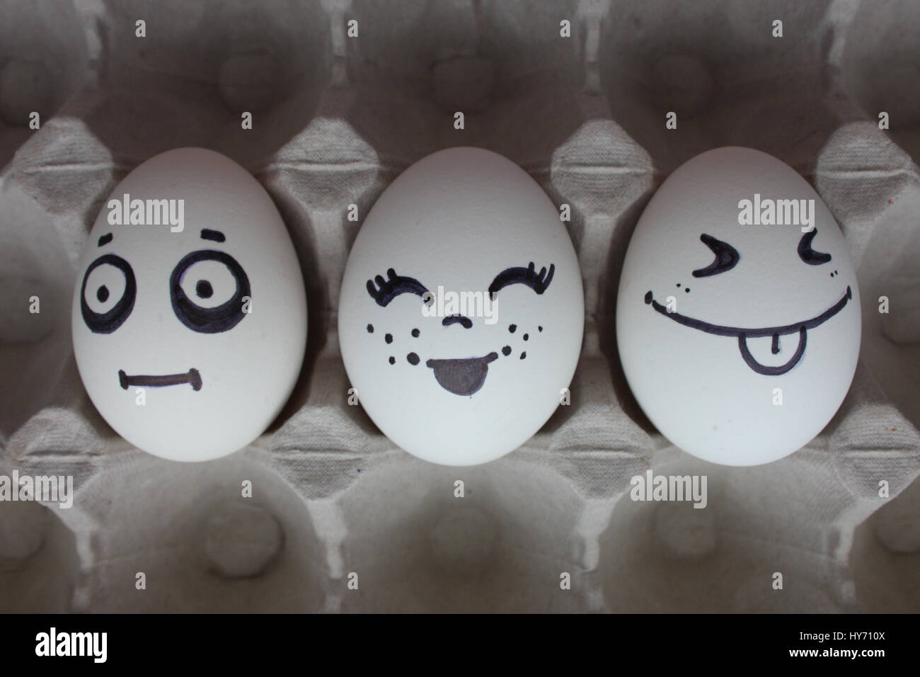 Funny Egg Faces