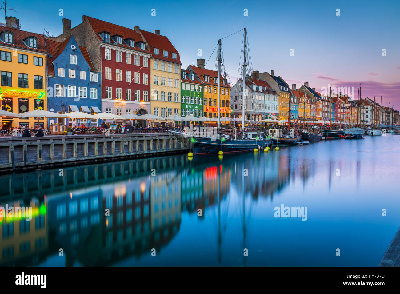 Nyhavn is a colourful 17th century waterfront, canal and popular ...