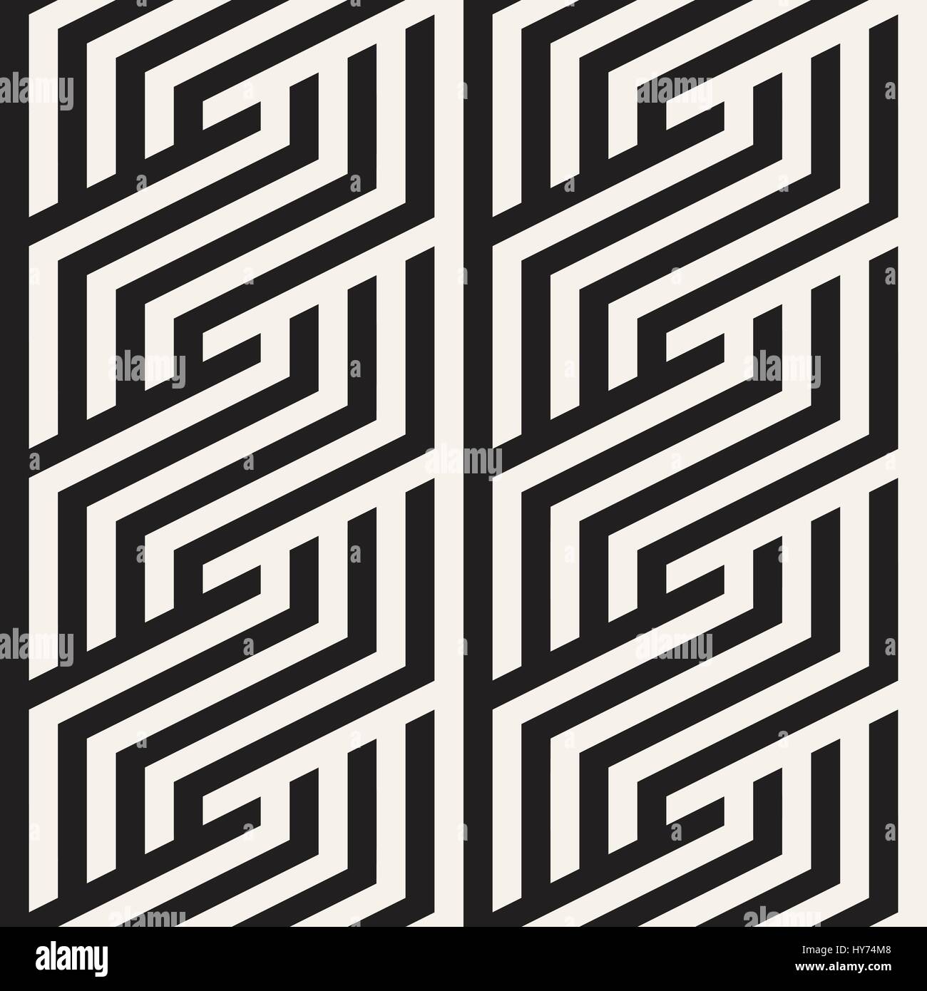 Repeating Slanted Stripes Modern Texture. Monochrome Geometric Seamless ...