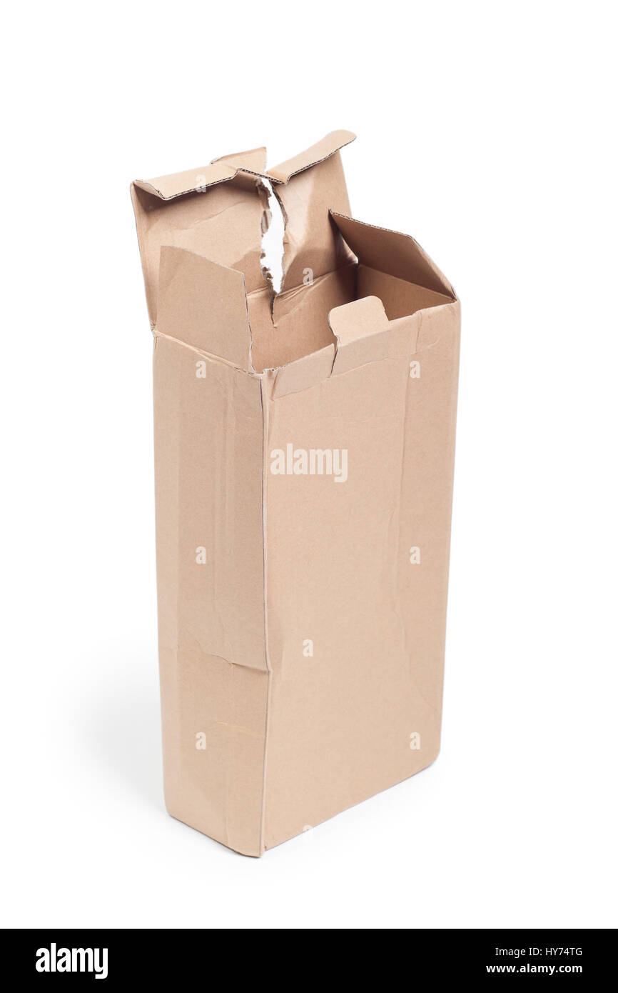 Damaged cardboard box hi-res stock photography and images - Alamy