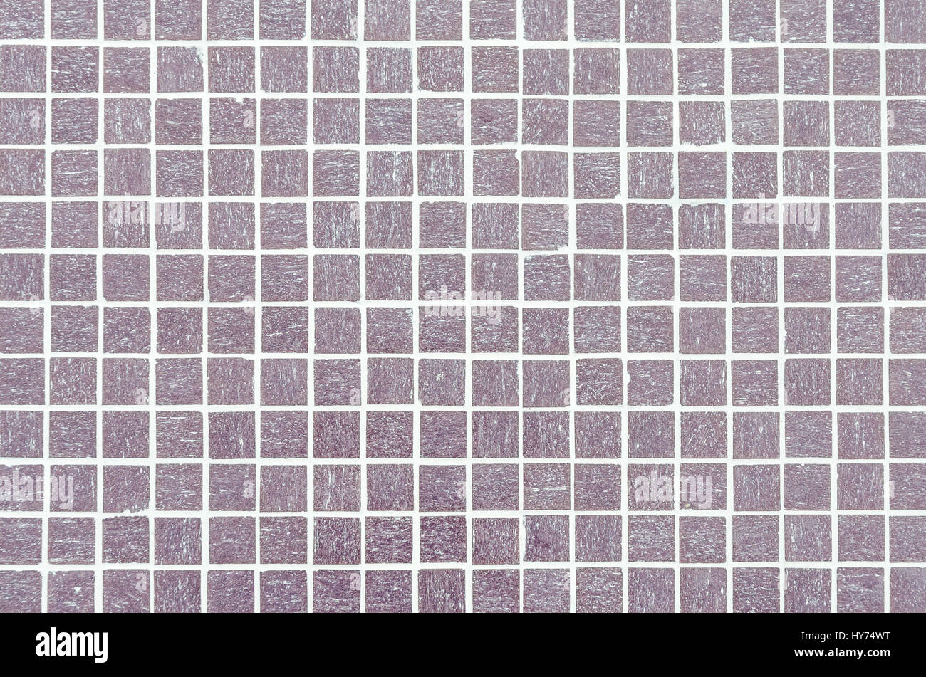Purple mosaic tiles texture with white filling Stock Photo - Alamy