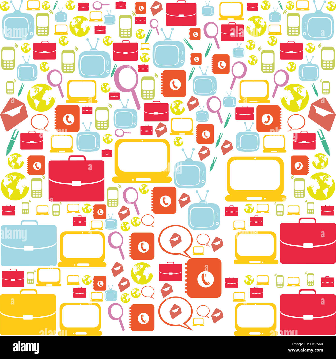 Illustration icons computer hi-res stock photography and images - Alamy