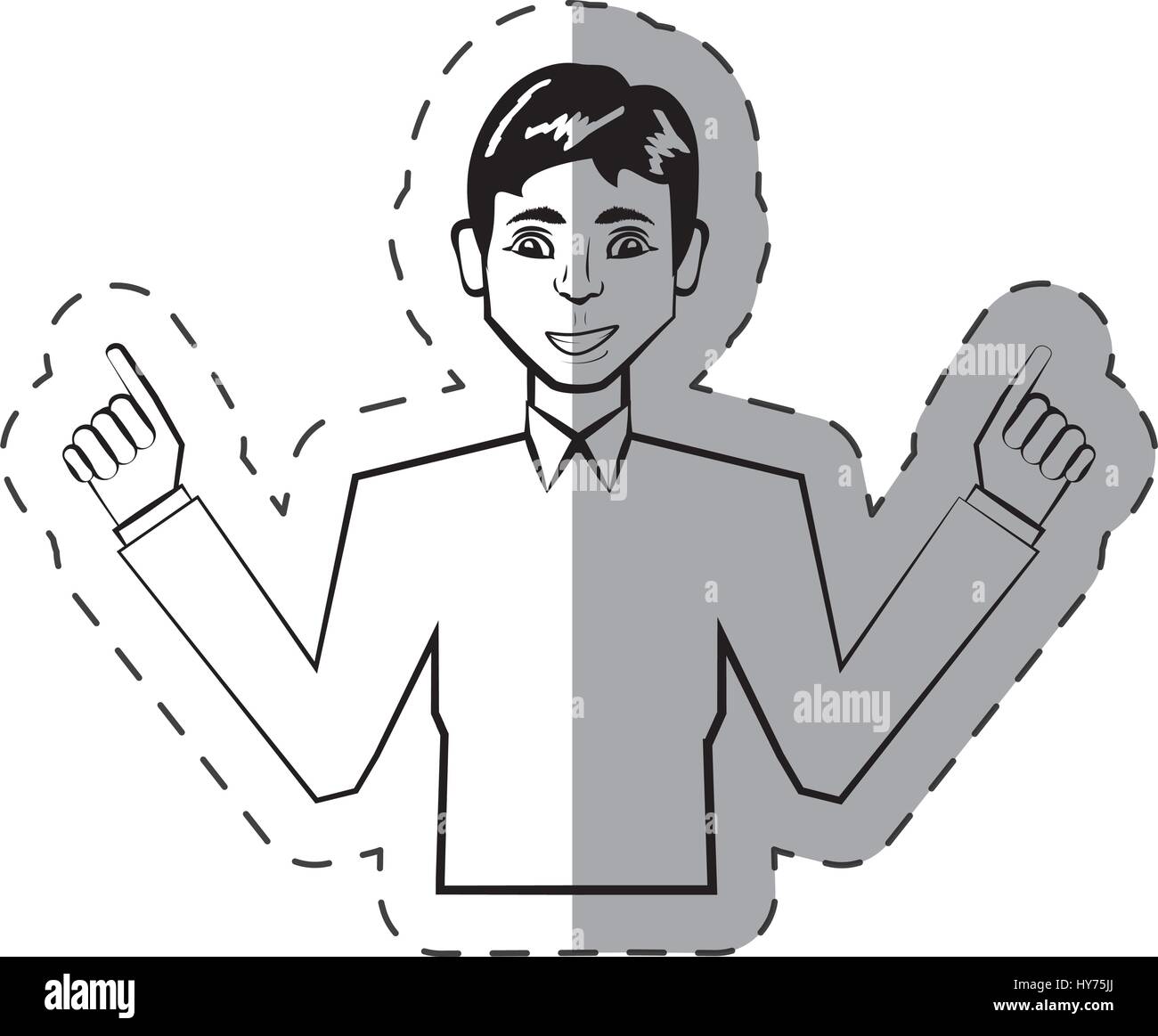 man people male character vector illustration eps 10 Stock Vector Image ...