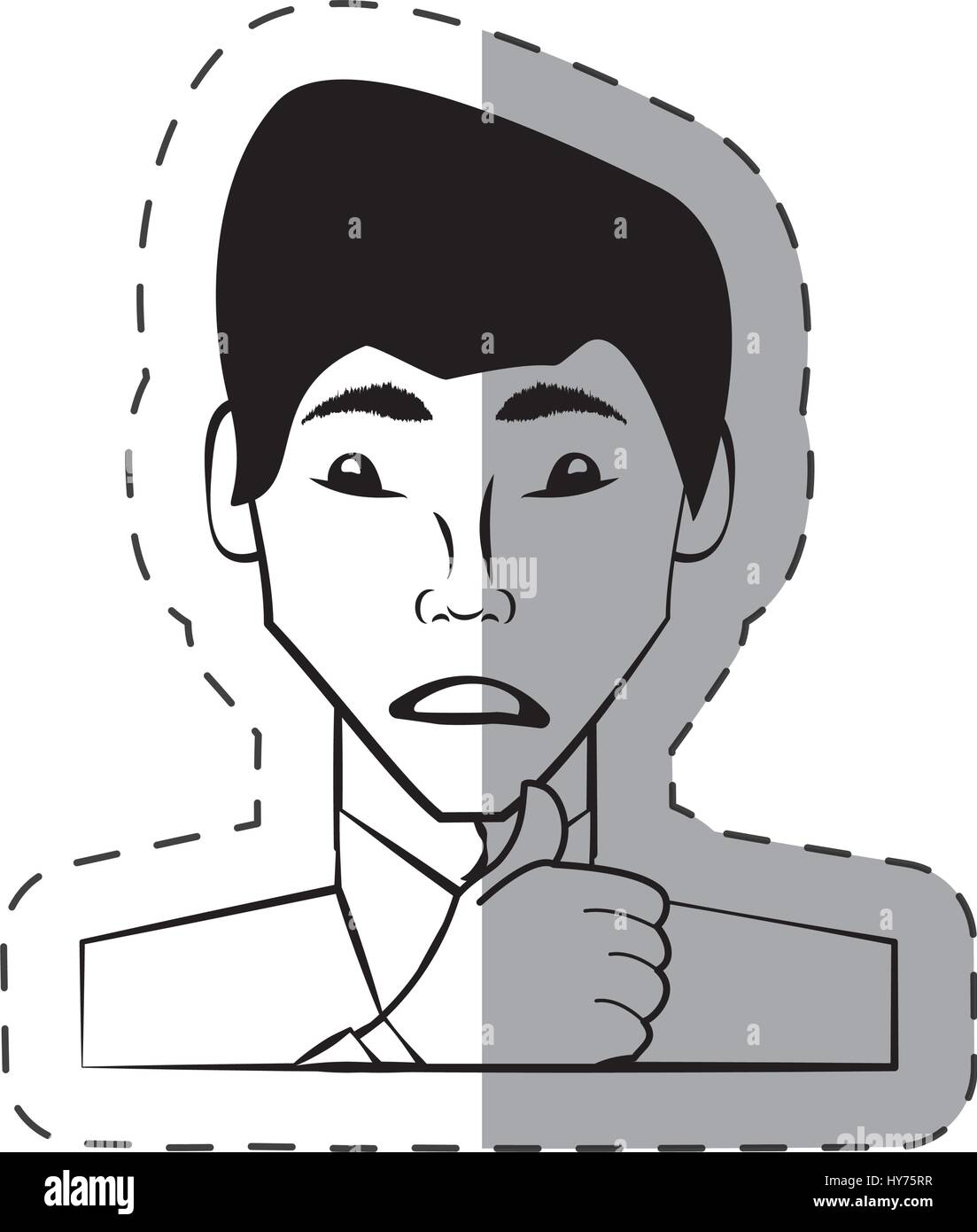 man people male character vector illustration eps 10 Stock Vector Image ...