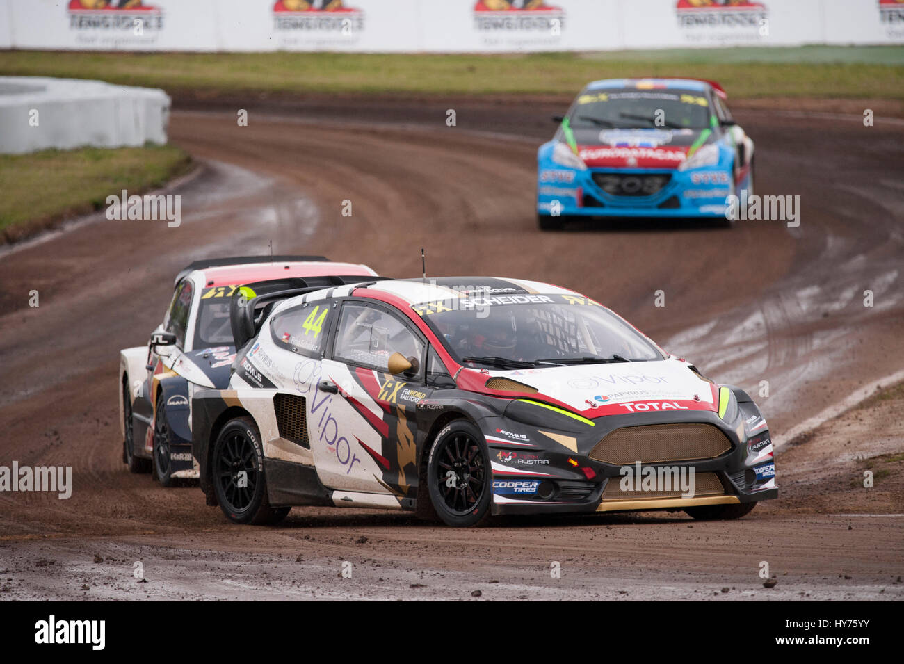 Montmeló, Spain. 01st Apr, 2017. The Ford Fiesta World RX car driven by ...