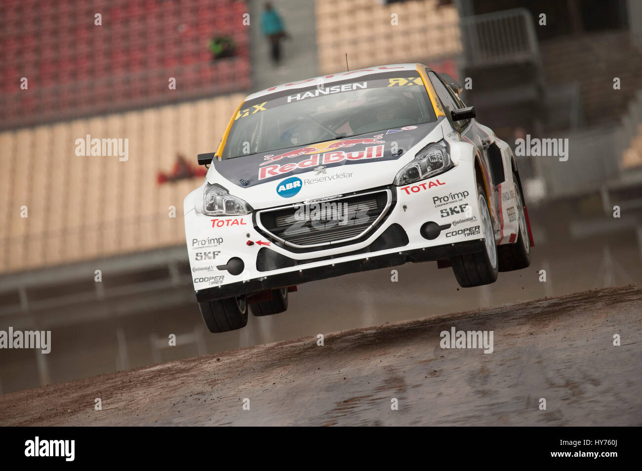 Montmeló, Spain. 01st Apr, 2017. The Peugeot 208 World RX car driven by ...