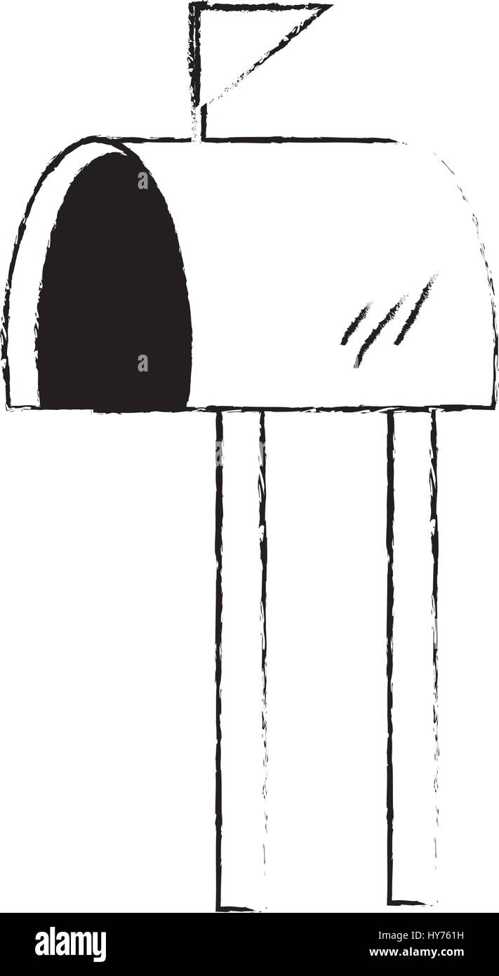 box mail message communication vector illustration eps 10 Stock Vector ...