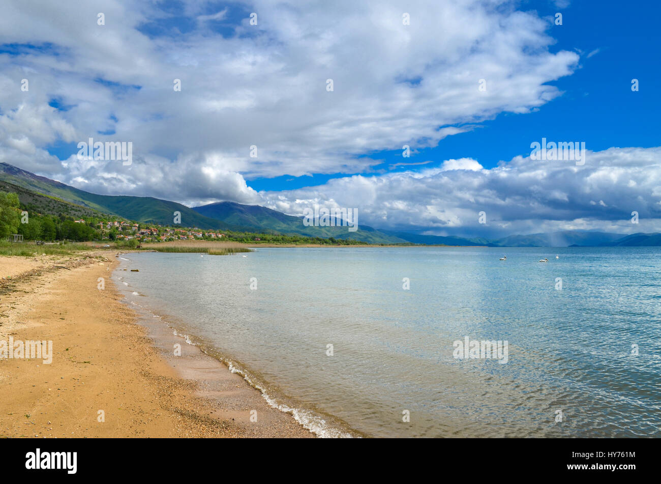 Beautiful Lake Scene Stock Photo - Alamy