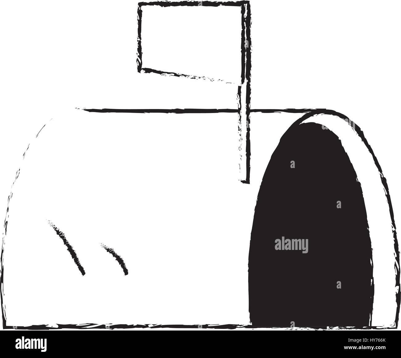 box mail message letter sketch vector illustration eps 10 Stock Vector ...