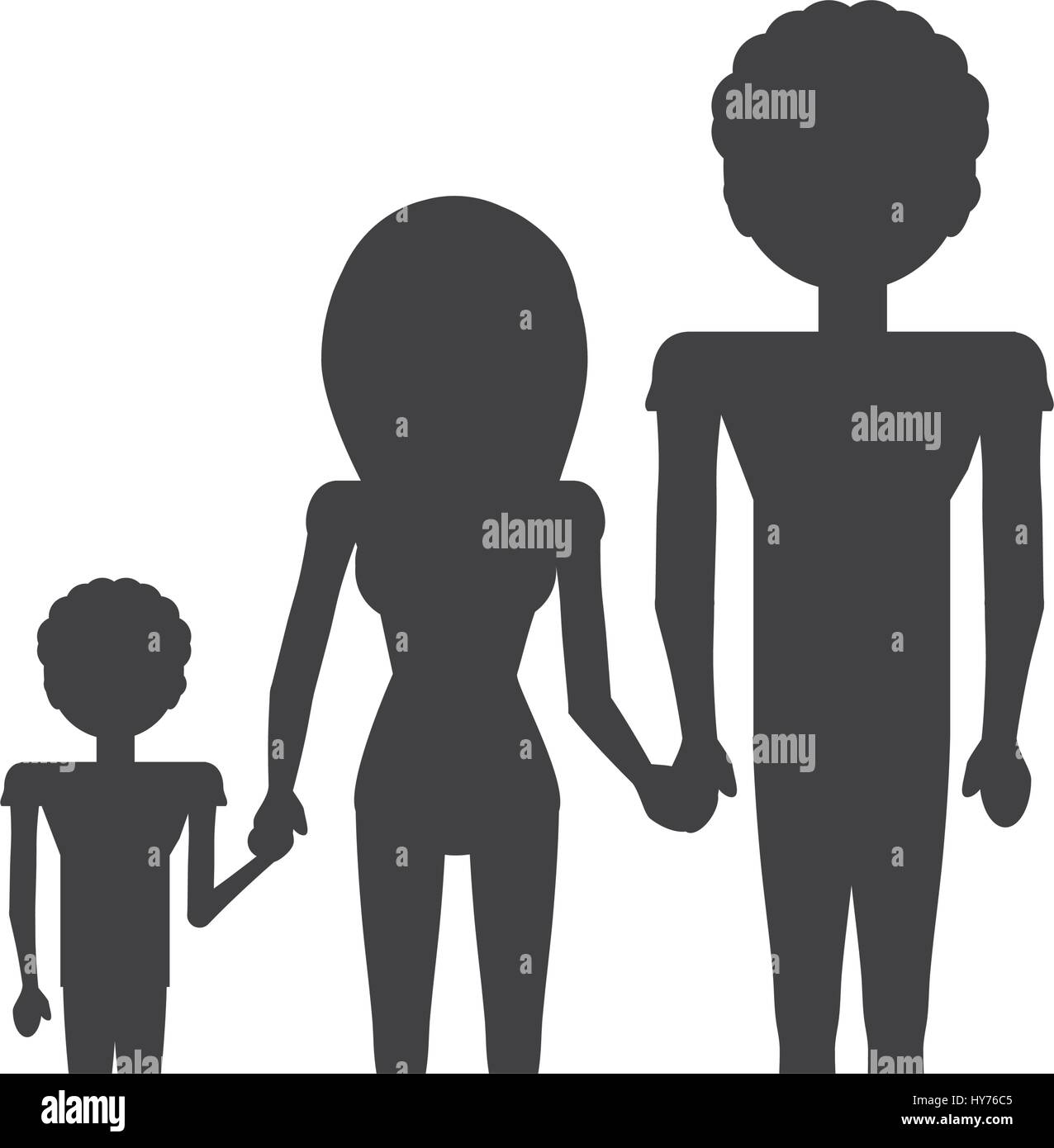 pictogram family love members vector illustration eps 10 Stock Vector ...