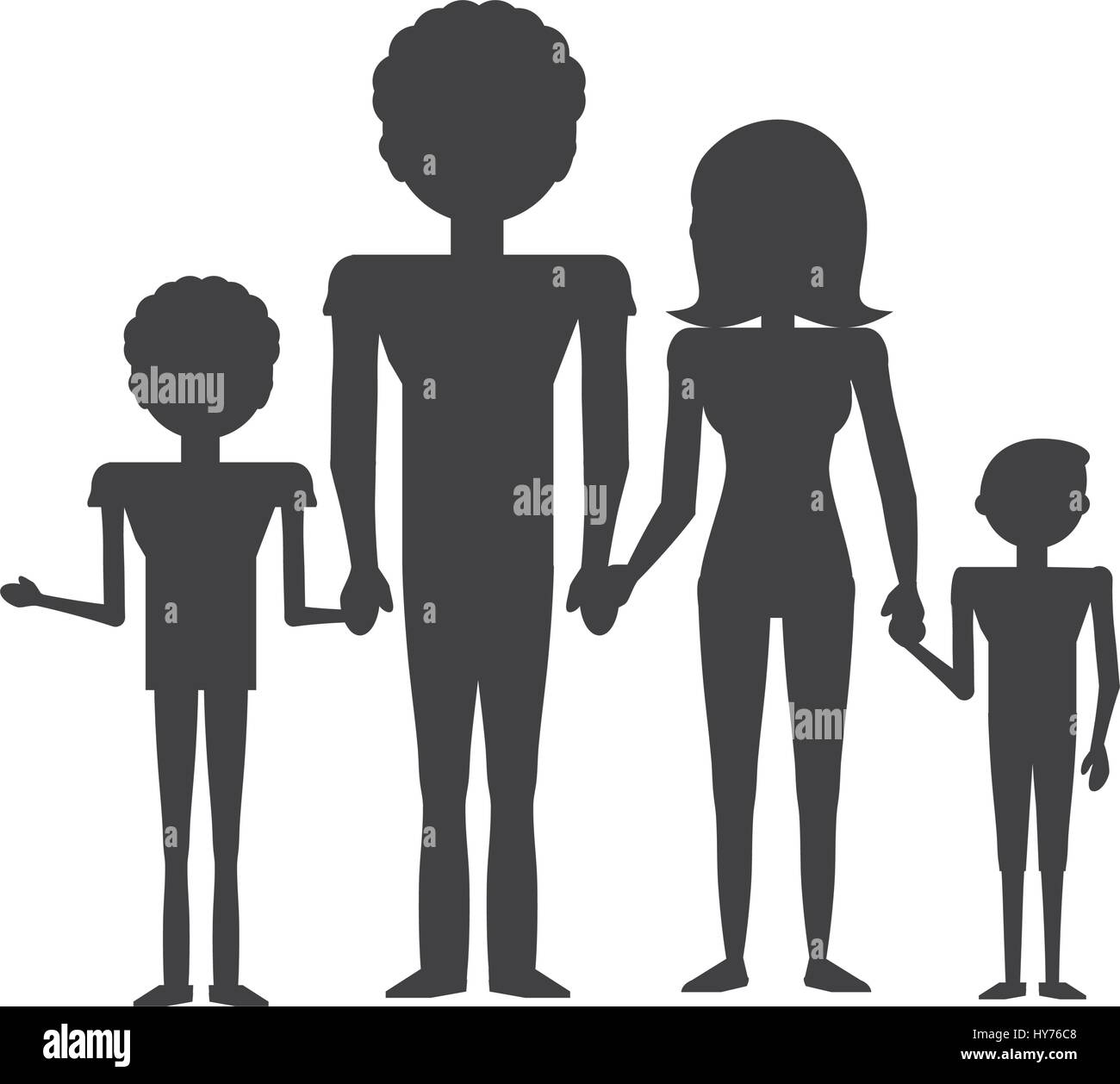 pictogram family love members vector illustration eps 10 Stock Vector ...