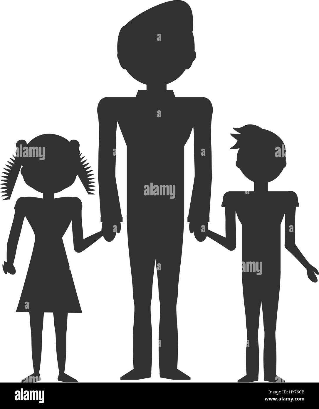 pictogram people family together vector illustration eps 10 Stock ...