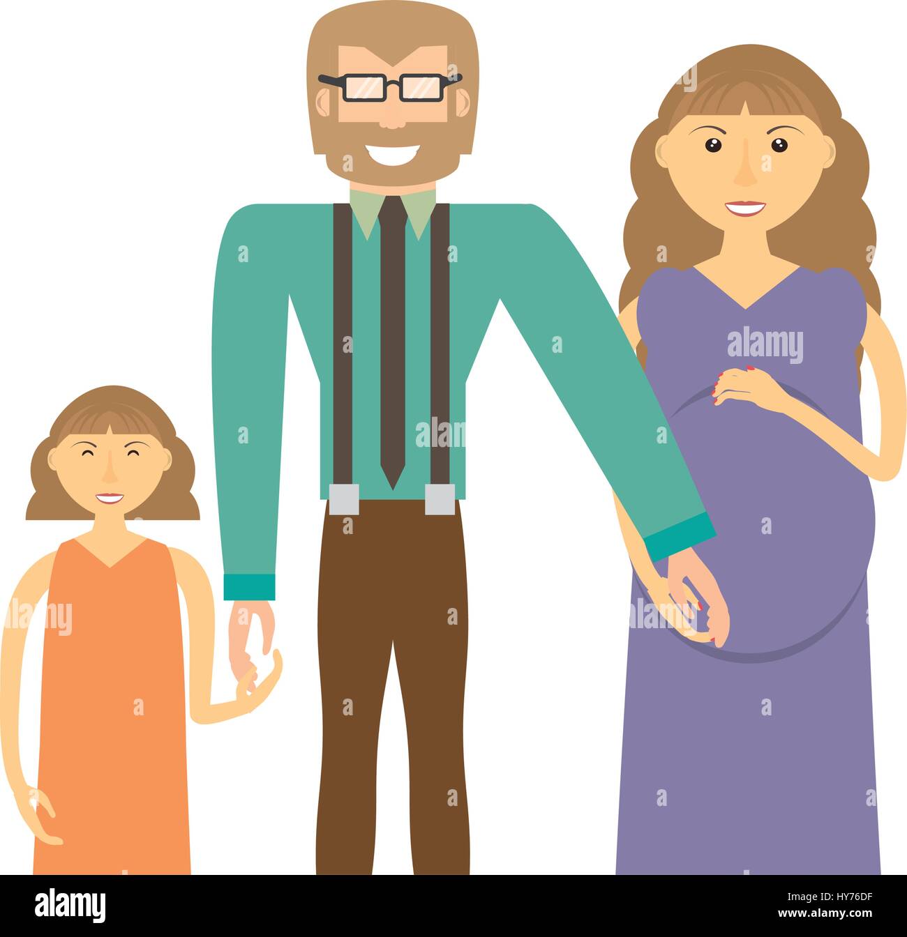 Family members character icon vector hi-res stock photography and ...