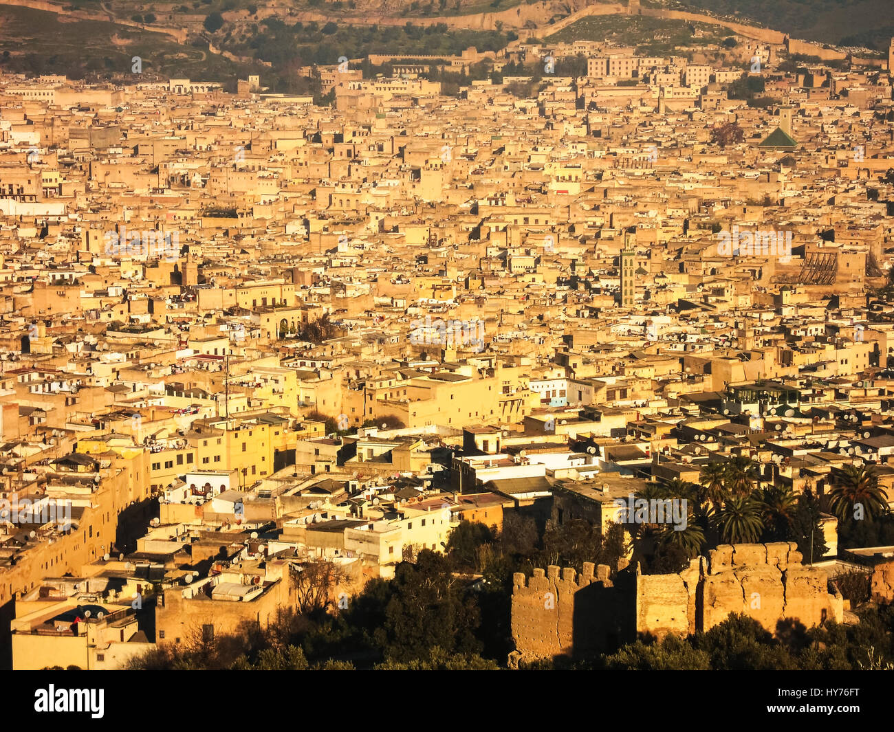 Fes skyline hi-res stock photography and images - Alamy