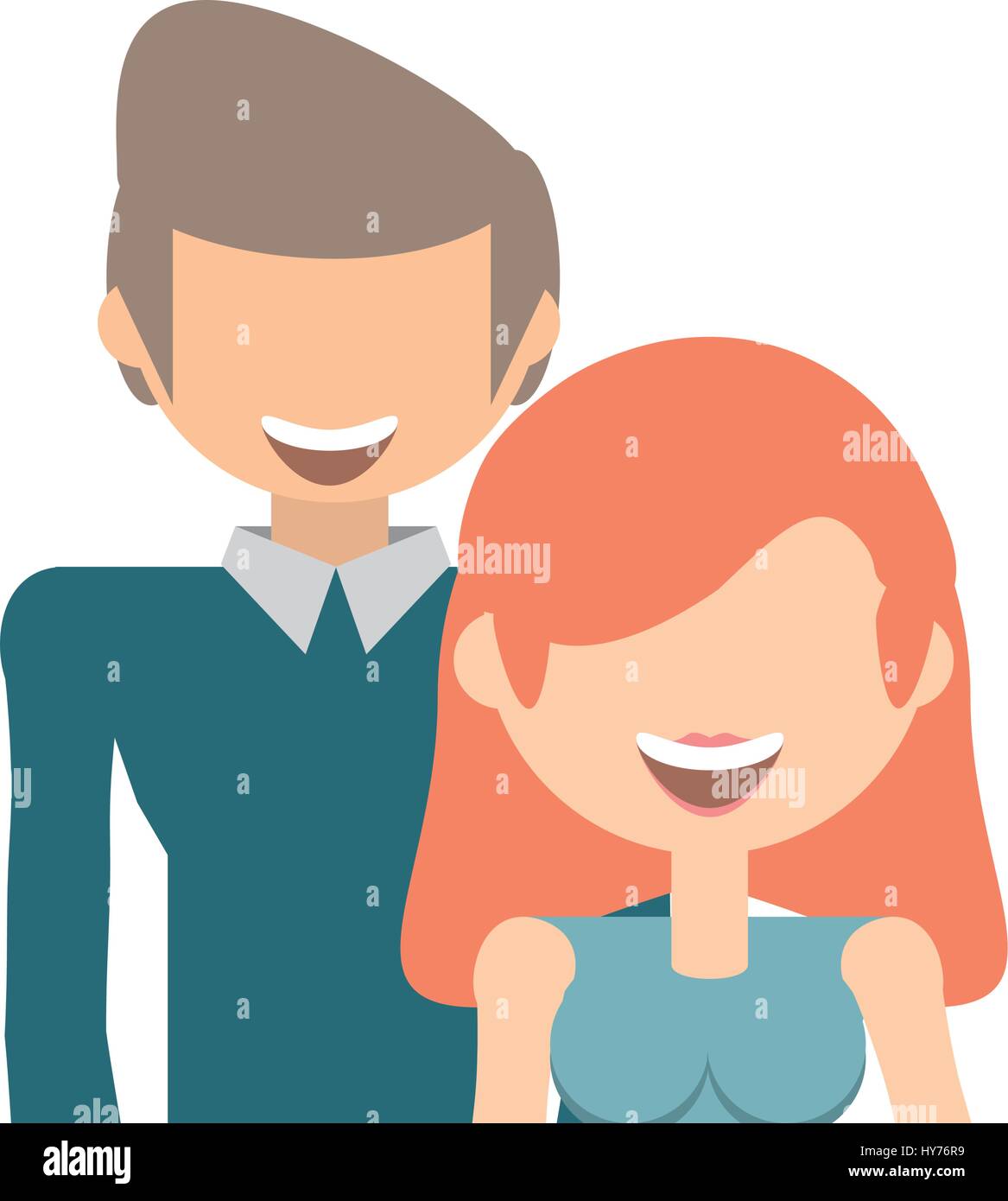 couple together lovely image vector illustration eps 10 Stock Vector ...