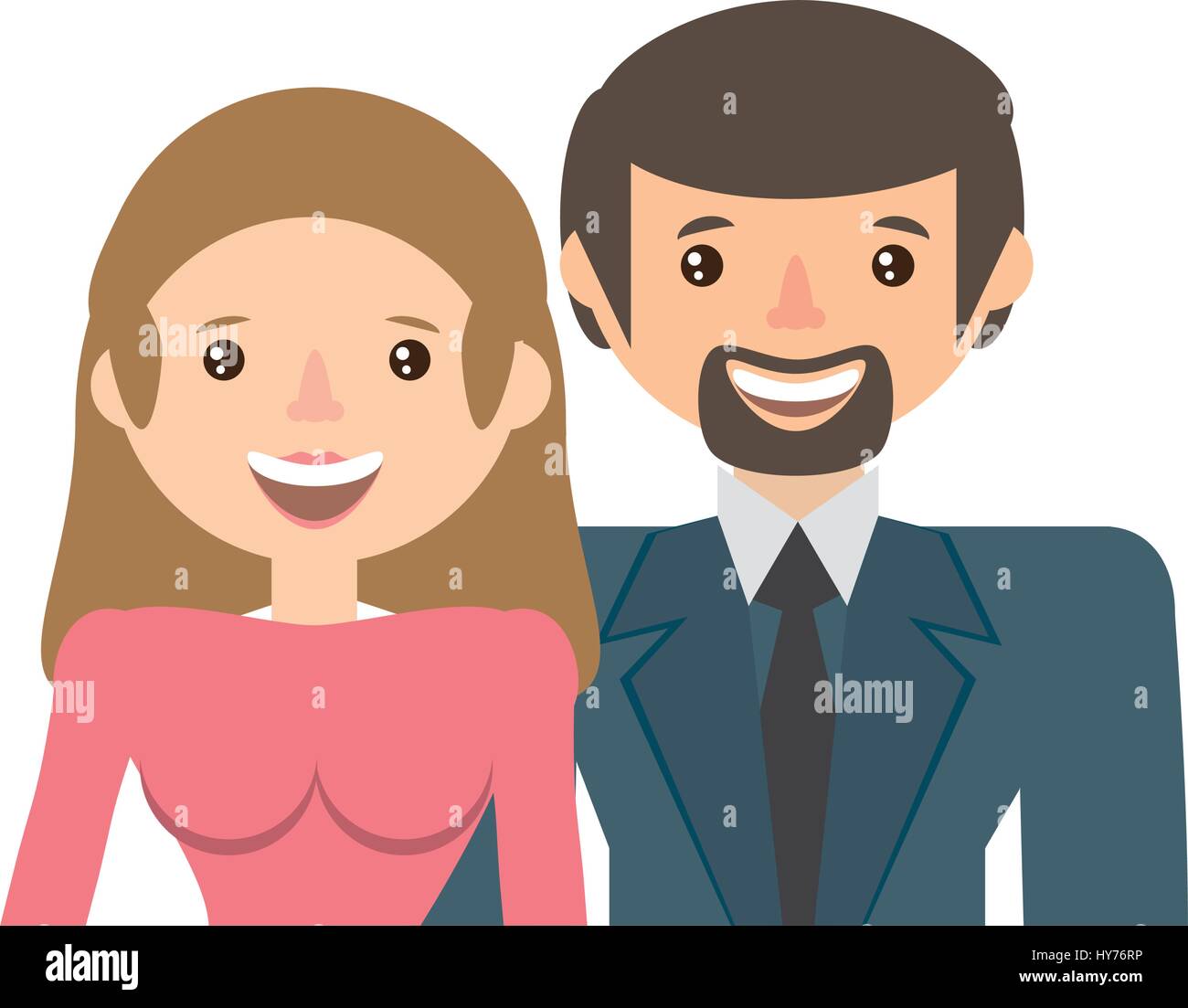 couple together lovely image vector illustration eps 10 Stock Vector ...