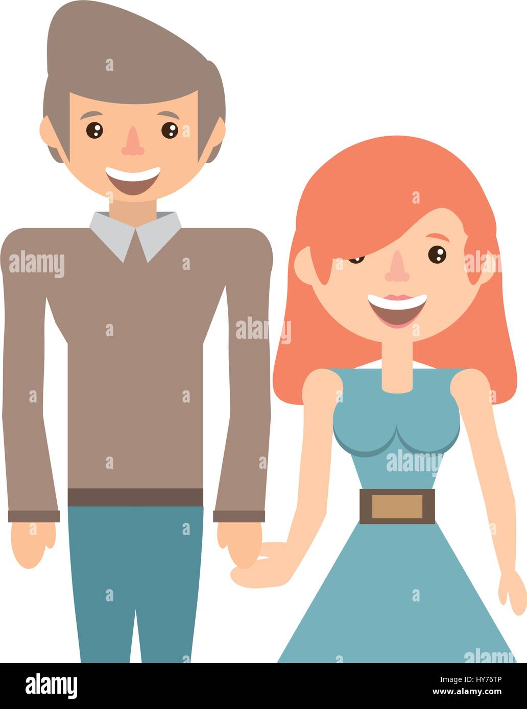 couple together lovely image vector illustration eps 10 Stock Vector ...