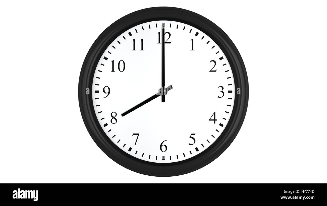 8 o'clock hi-res stock photography and images - Alamy