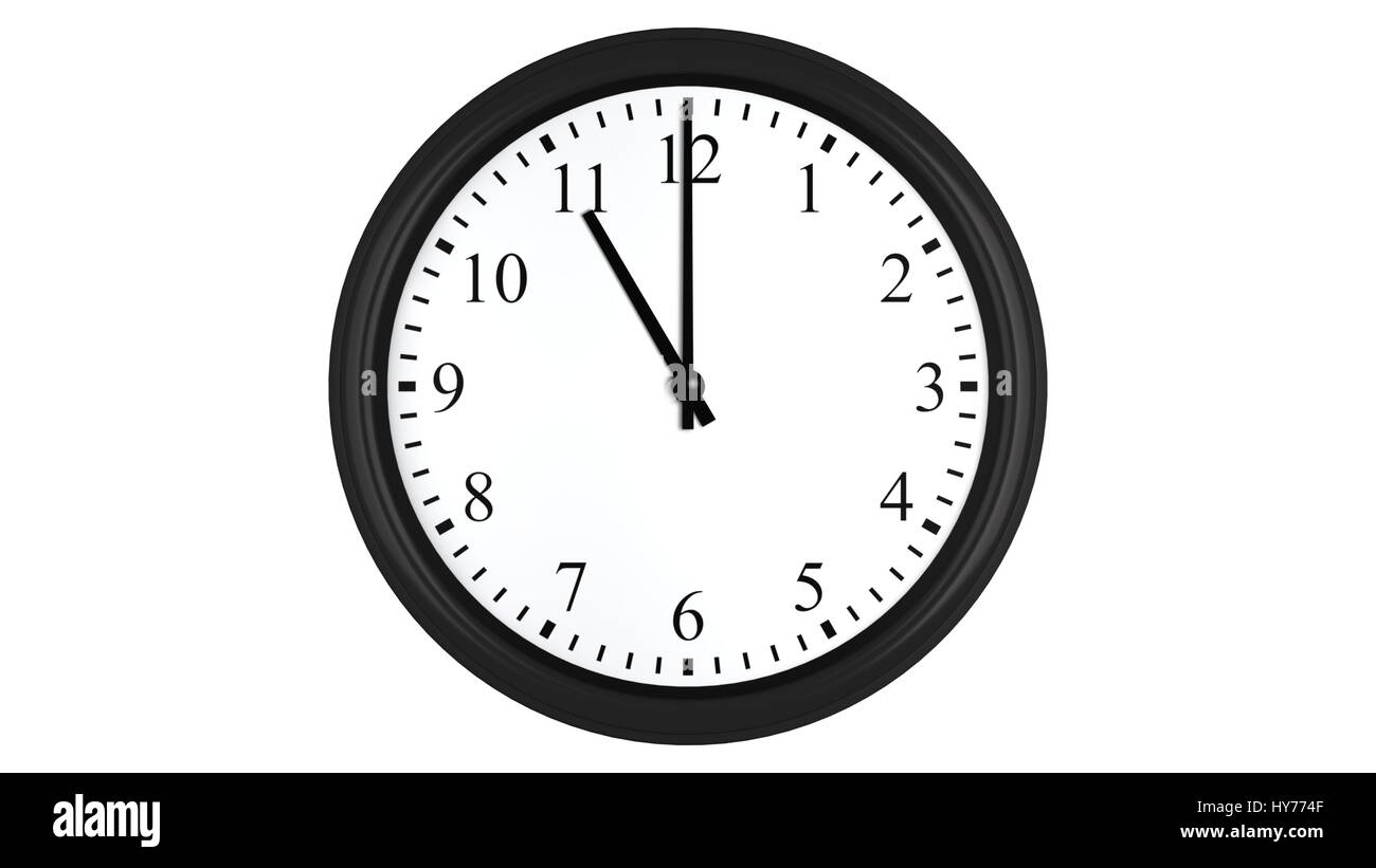 Clock Time Face Hands Hours Minutes Seconds 11 High Resolution Stock ...