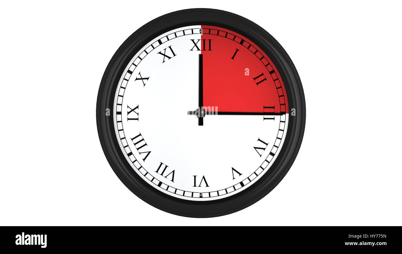 15 Minutes Clock High Resolution Stock Photography and Images - Alamy