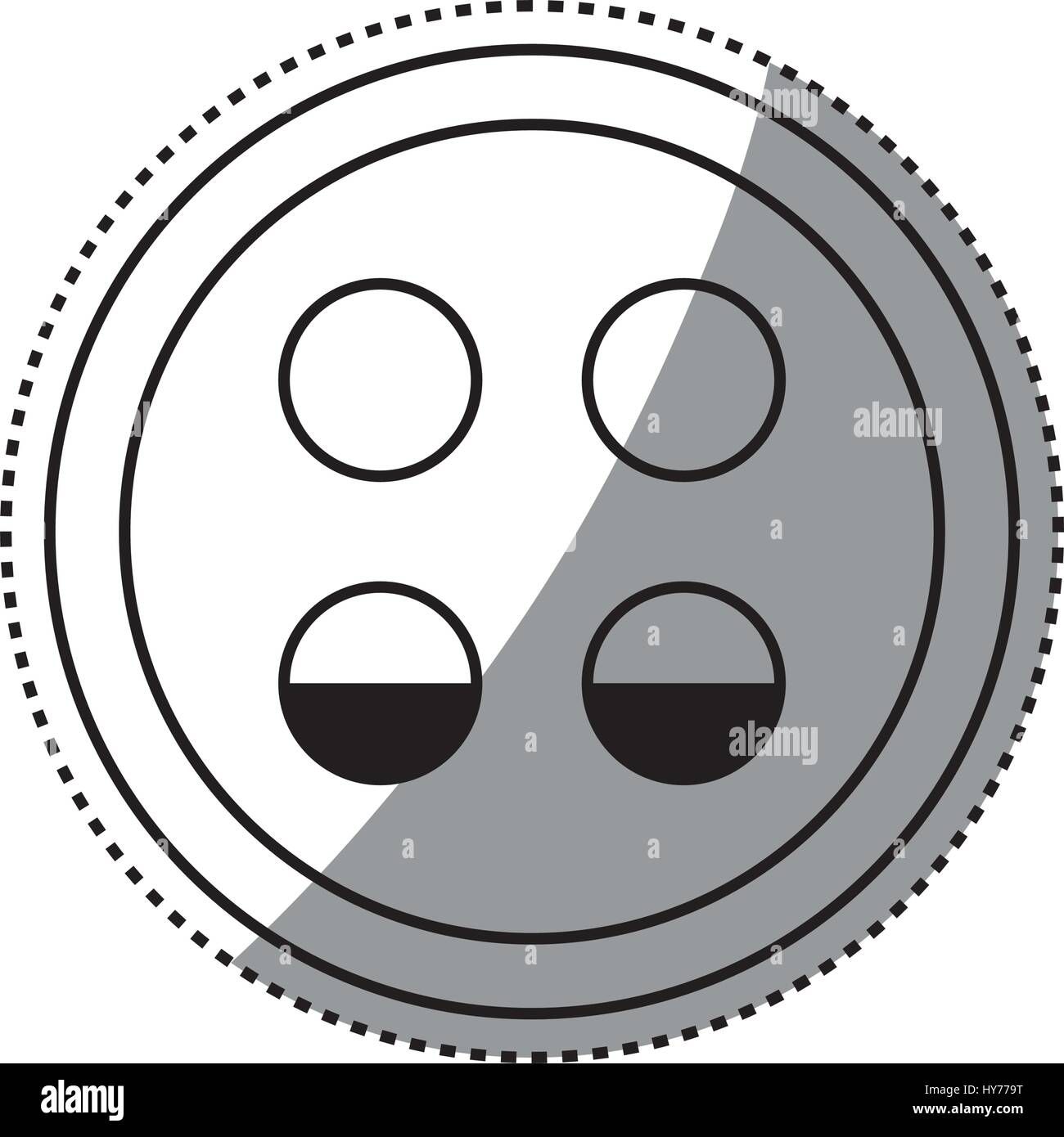 sign lights low symbol vector icon illustration Stock Vector Image ...