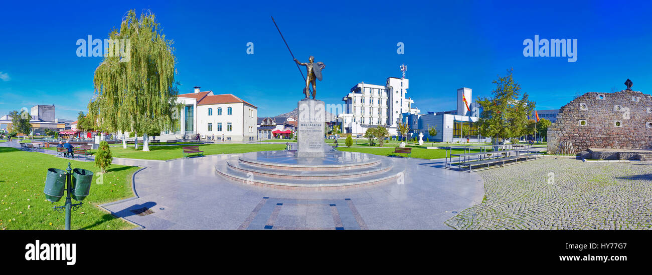Prilep, Macedonia - Alexander the Great Monument Stock Photo - Alamy