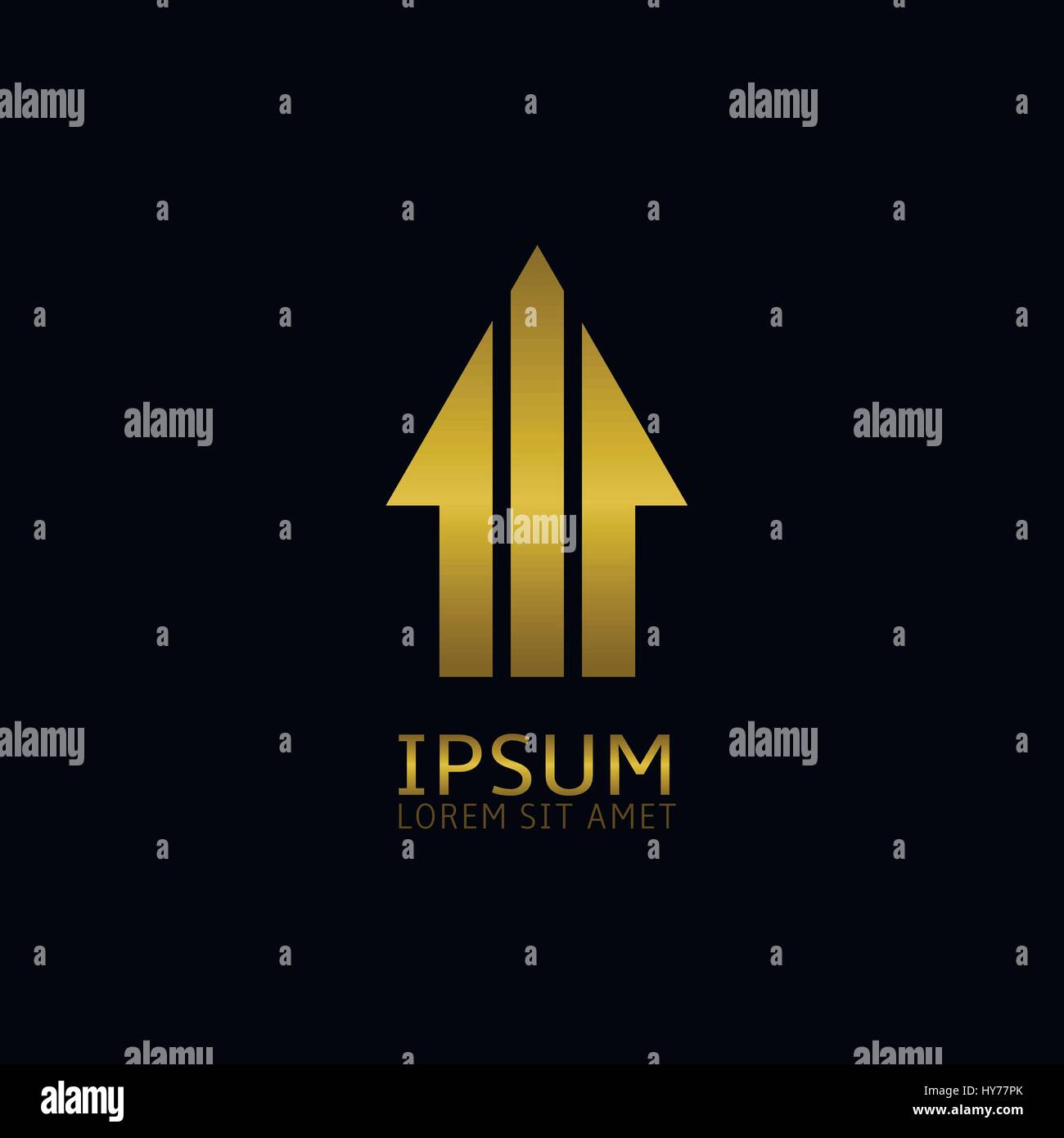 Architecture arrow sign building Stock Vector Images - Alamy