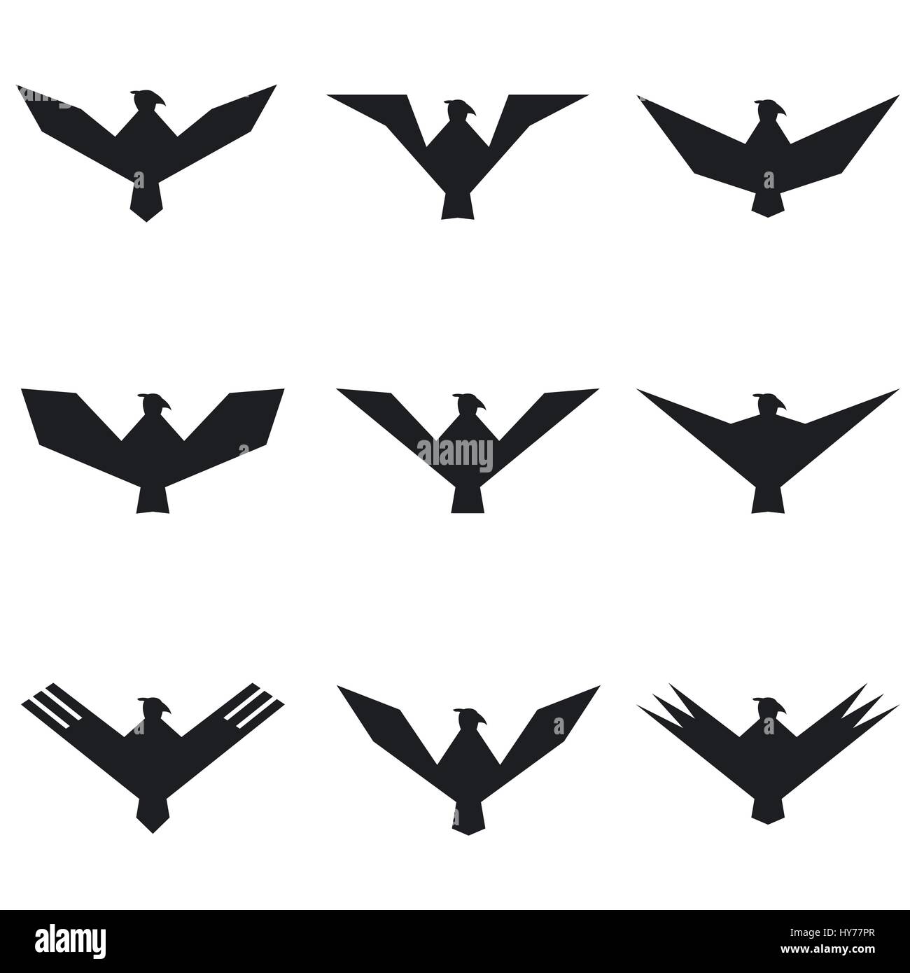 Eagle strength icon hi-res stock photography and images - Alamy