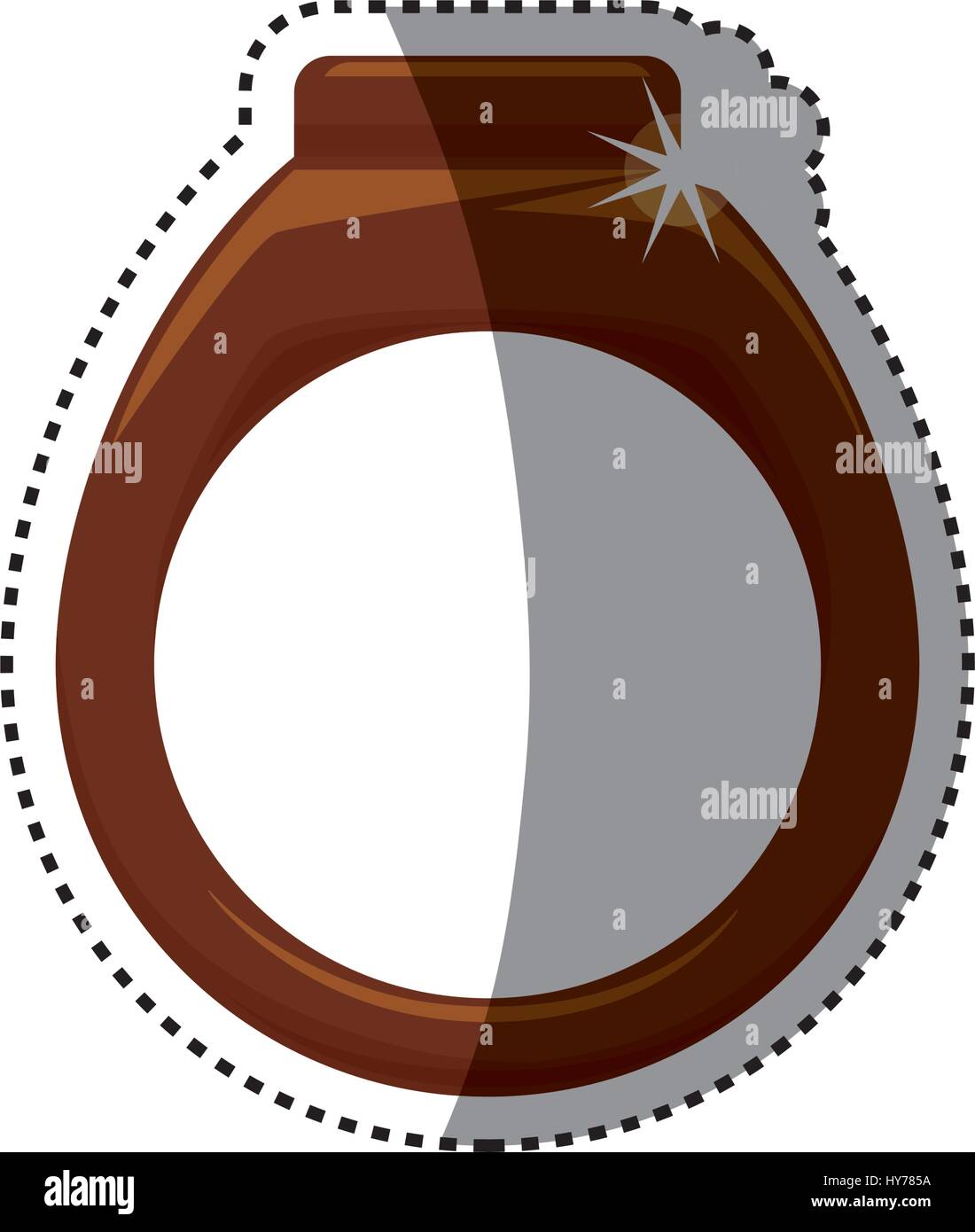 Handcrafted ring Stock Vector Images - Alamy