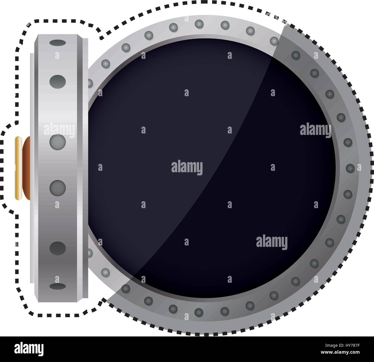 Empty vault Stock Vector Images - Alamy