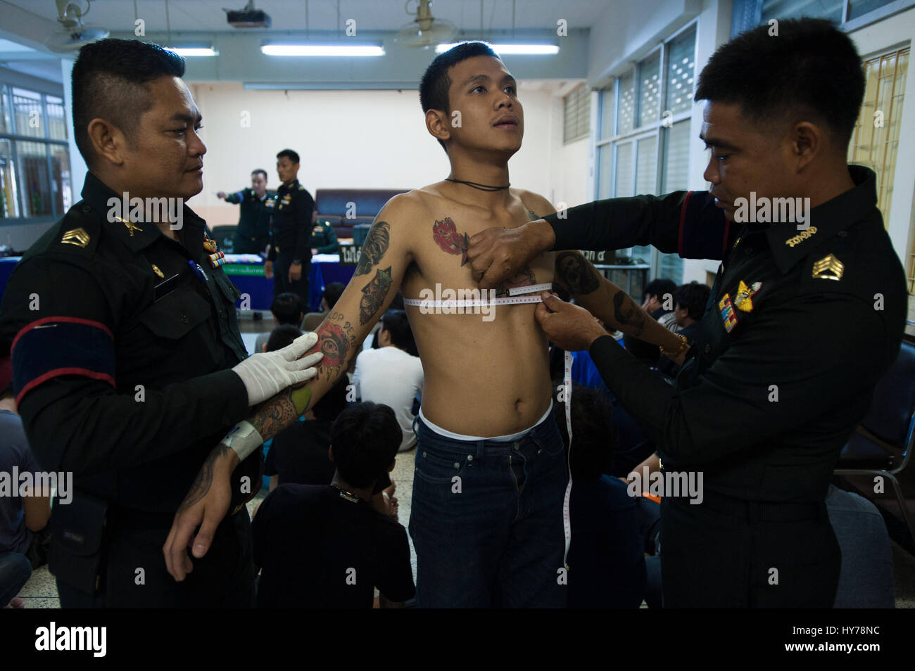 Thai military conscription hi-res stock photography and images - Alamy