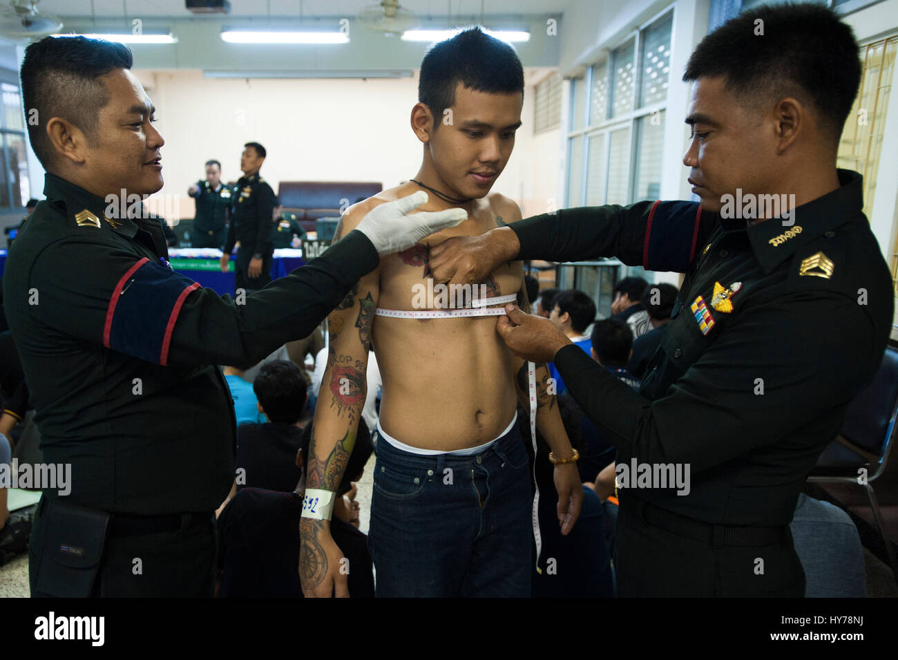 Thai military conscription hi-res stock photography and images - Alamy
