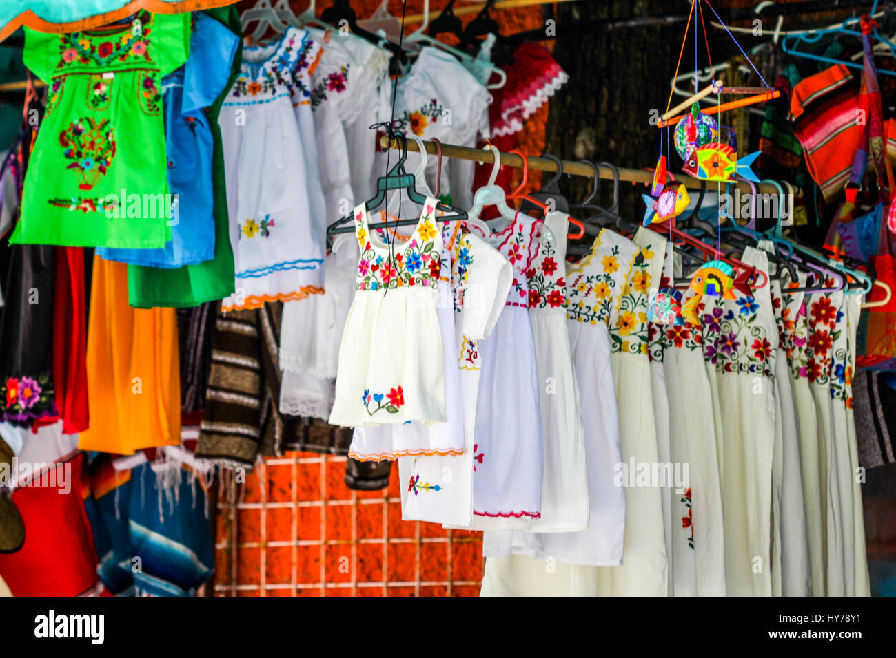 Mexican traditional attributes national symbols and colors Stock Photo ...