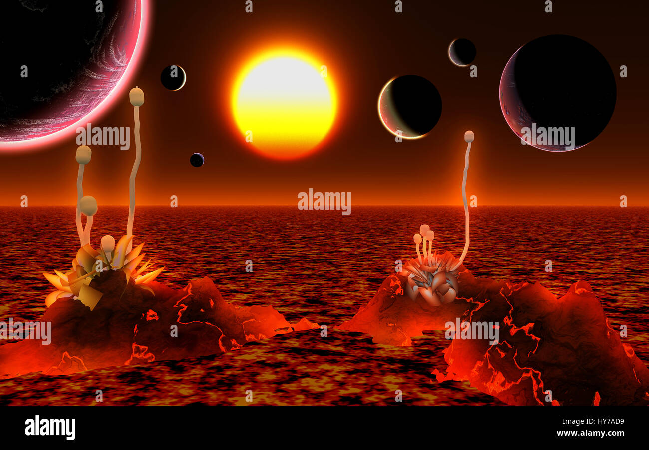 The Trappist Star System 39 Light Years From The Earth,With 7 ...