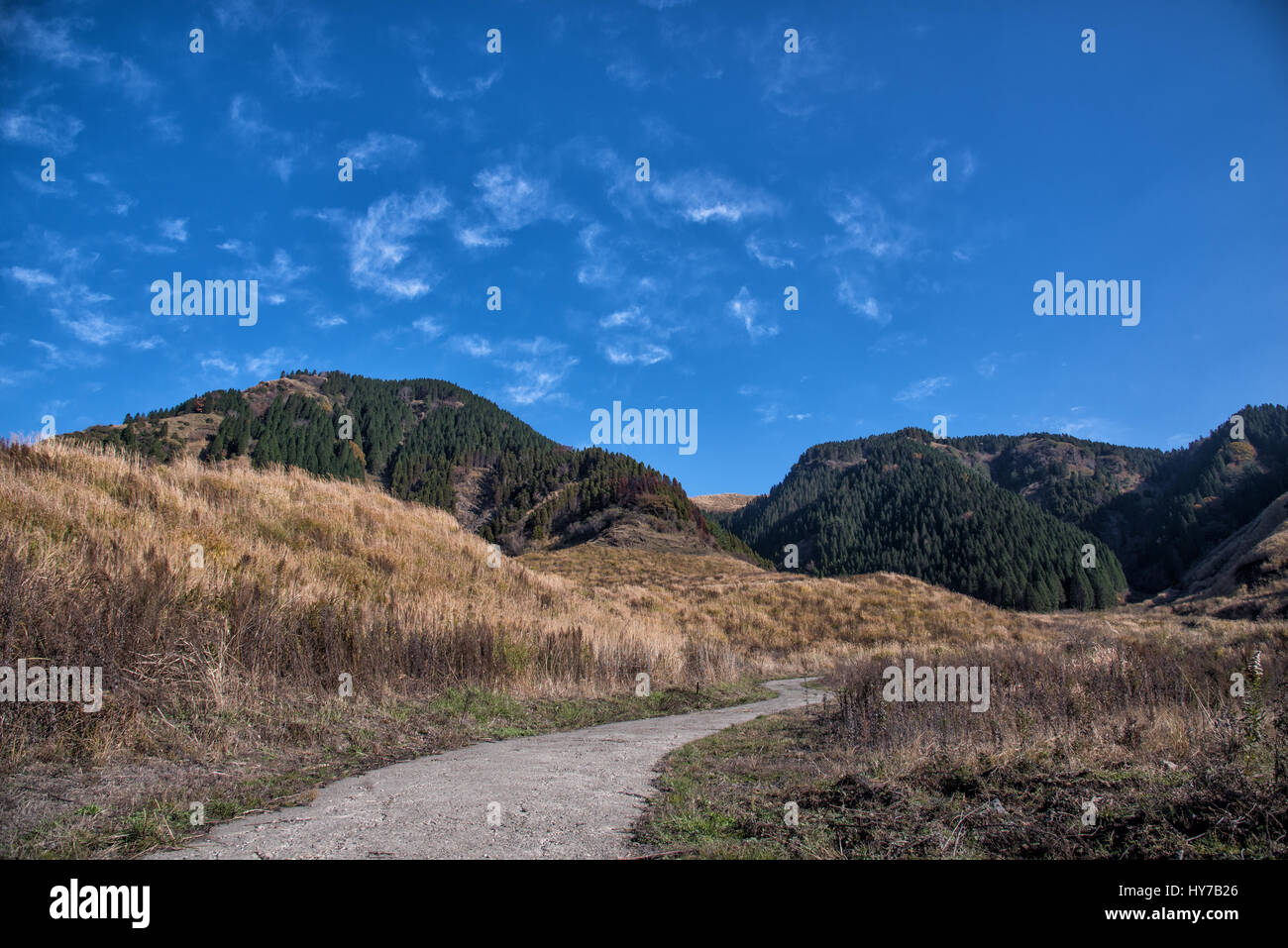 Mount aso road hi-res stock photography and images - Alamy